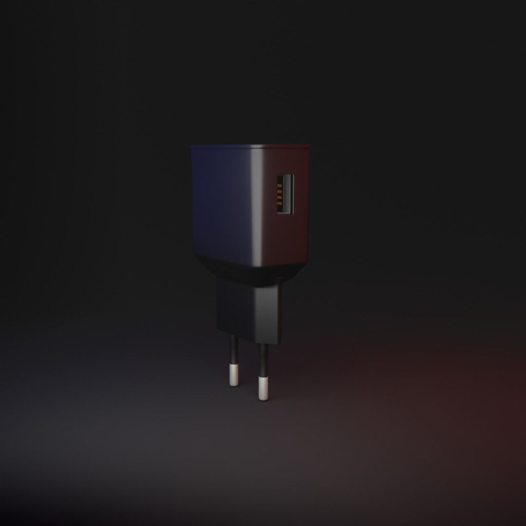 Charger 3d model free VR / AR / low-poly 3D model | CGTrader