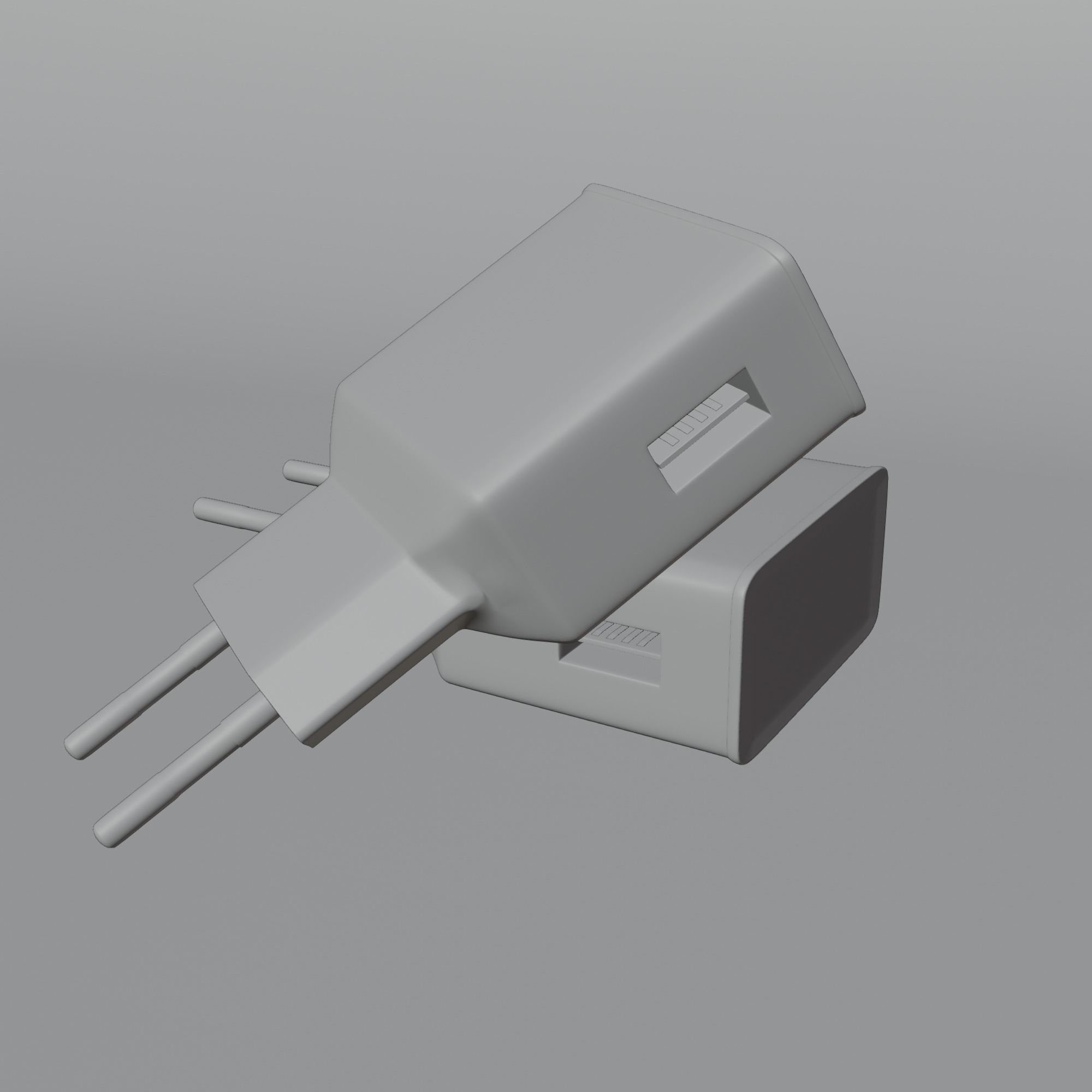 Charger 3d model free VR / AR / low-poly 3D model | CGTrader