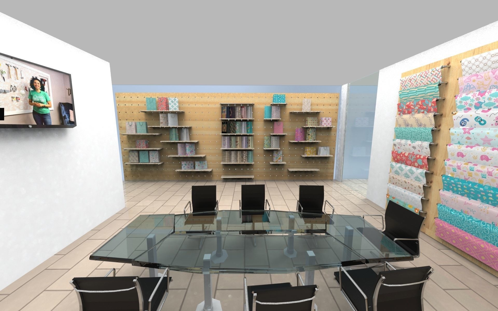 3D Design Showroom Model for Visual Purpose 3D model | CGTrader