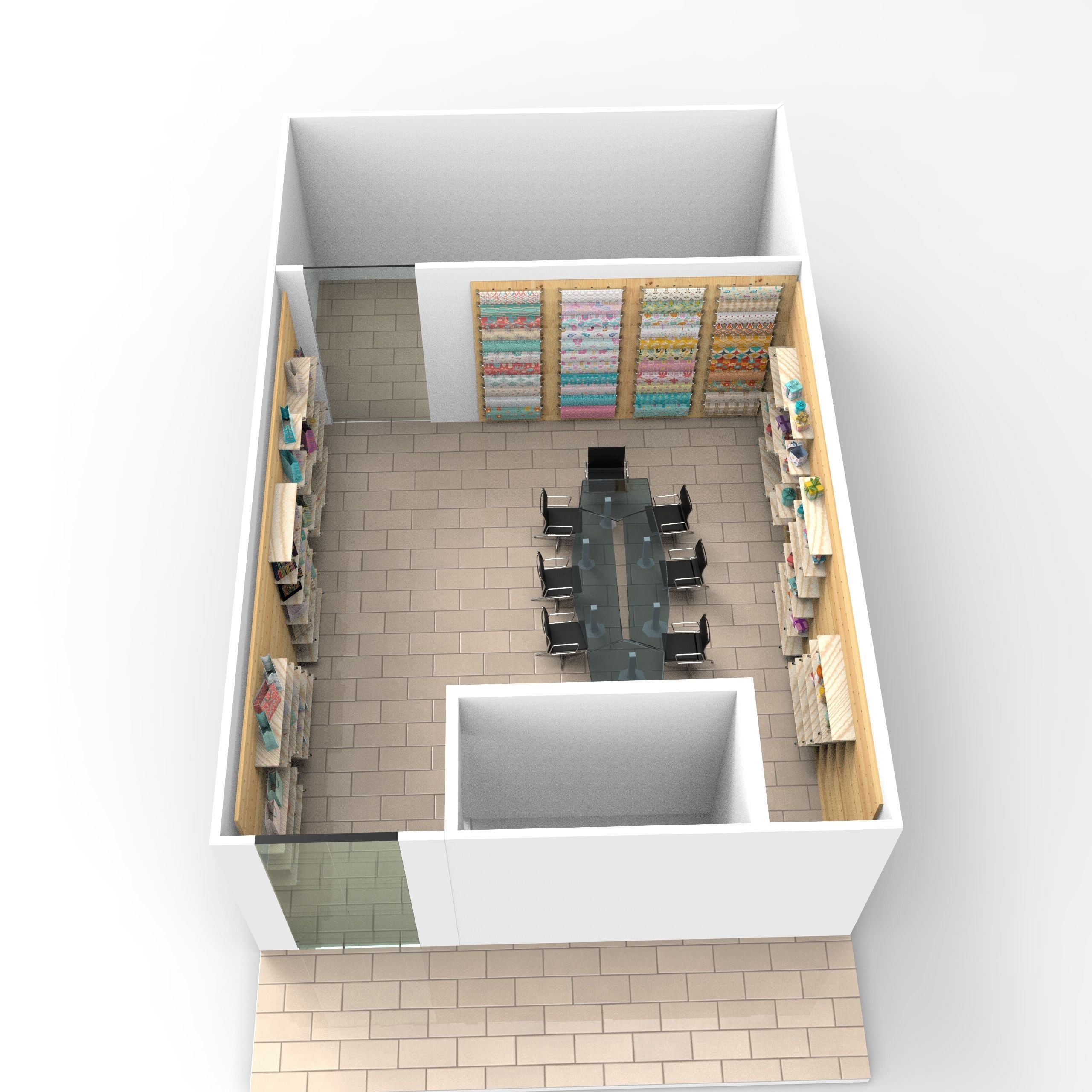 3D Design Showroom Model for Visual Purpose 3D model | CGTrader