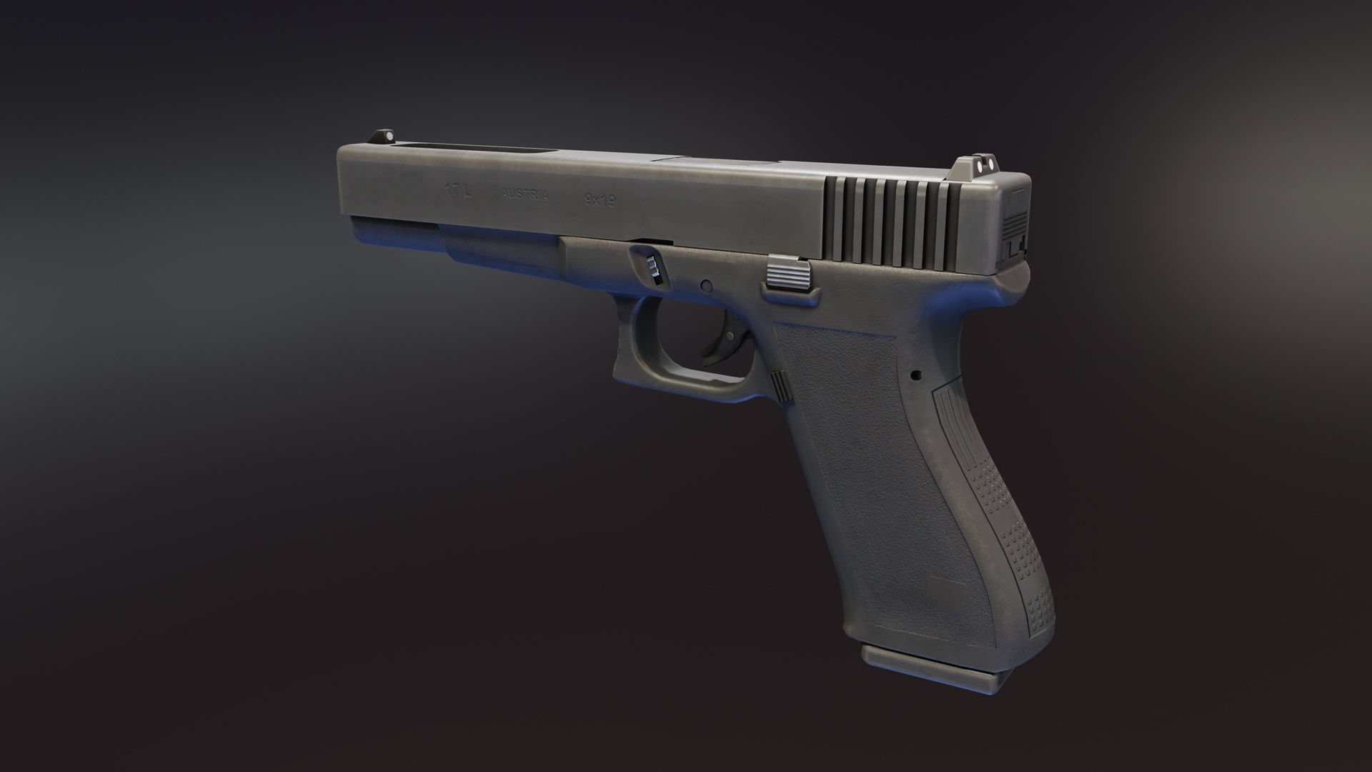 3D model Eda G17L Pistol VR / AR / low-poly | CGTrader