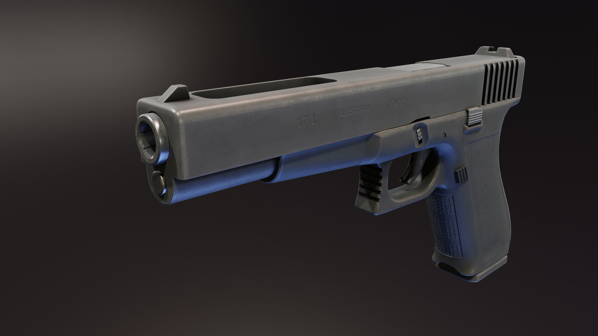 3D model Eda G17L Pistol VR / AR / low-poly | CGTrader