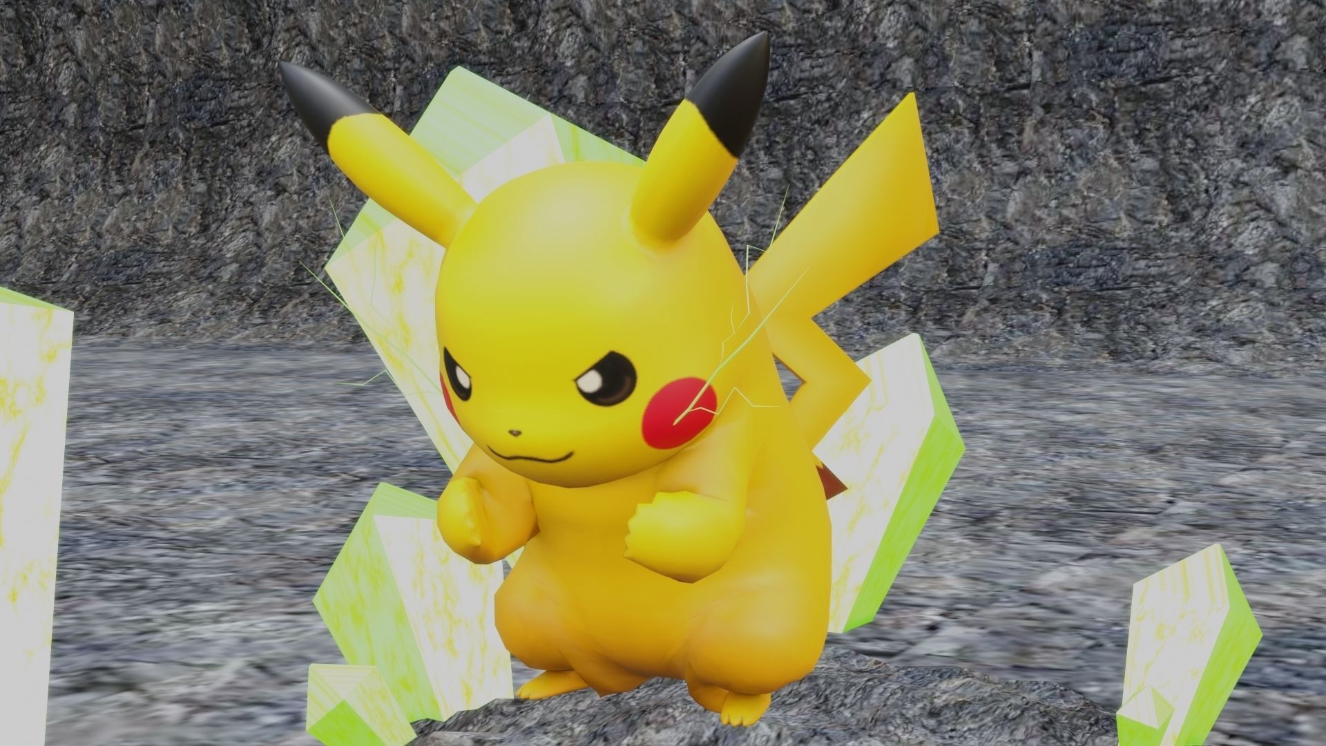 3D model Pikachu Pokemon VR / AR / low-poly | CGTrader