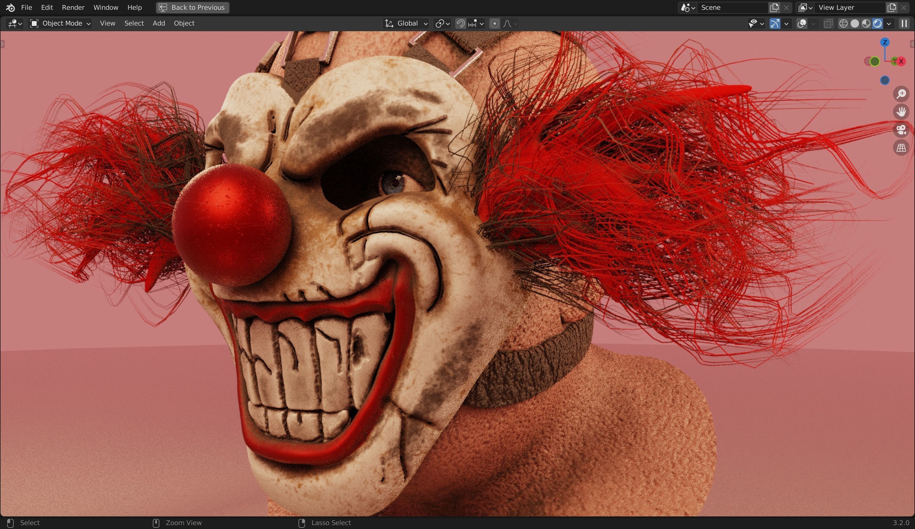 3D model Sweet Tooth from Twisted Metal A killer Clown print model VR ...
