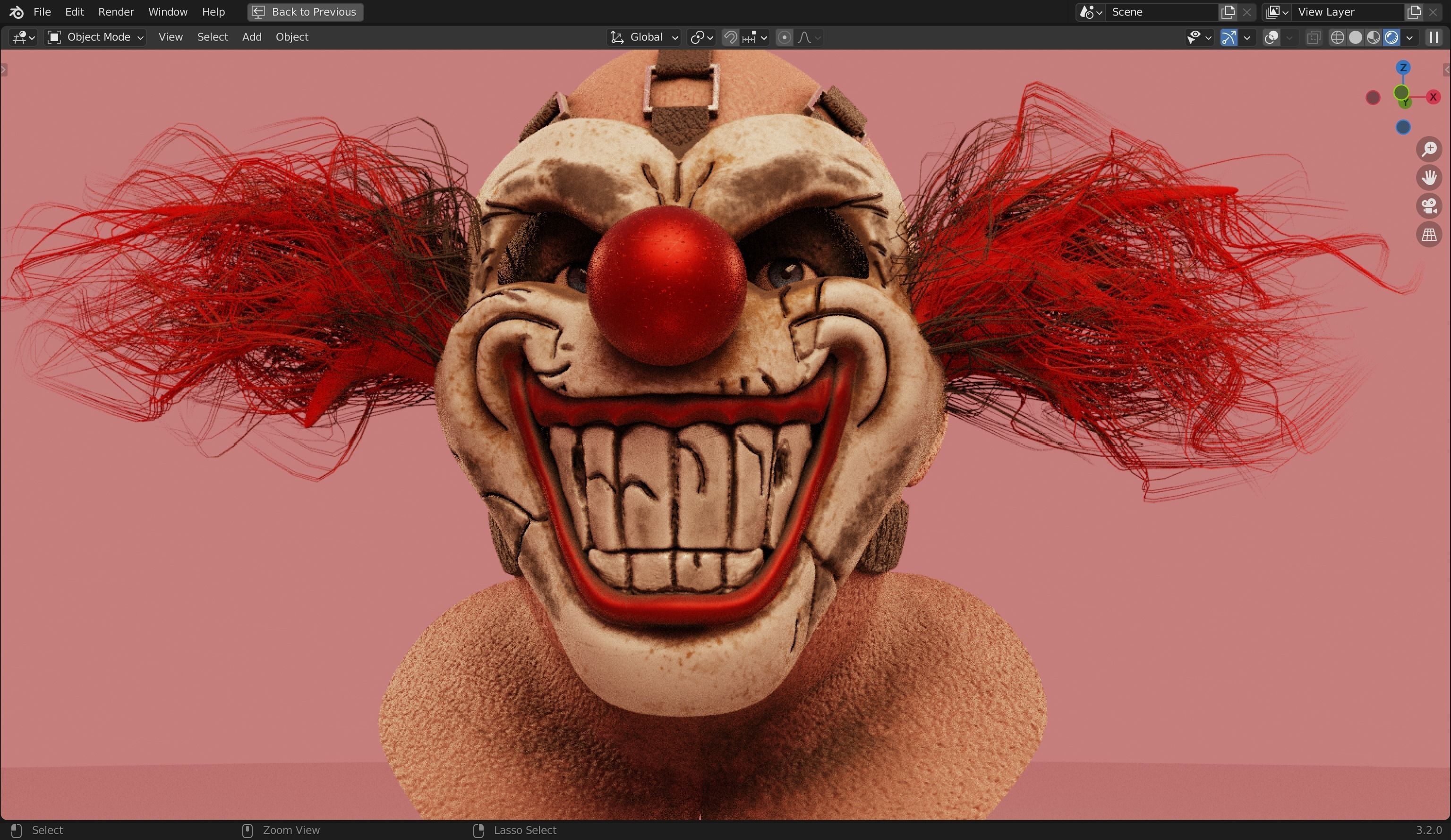 3D model Sweet Tooth from Twisted Metal A killer Clown print model VR ...
