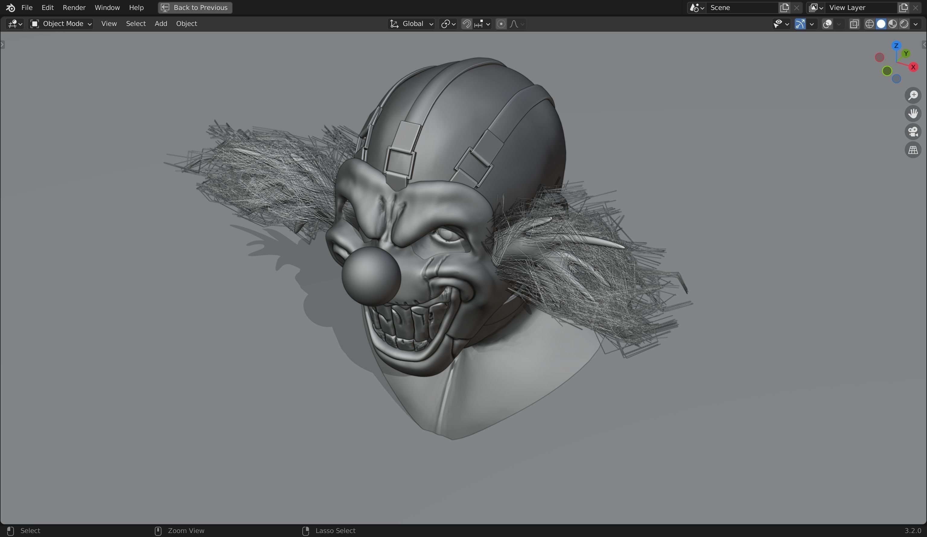 3D model Sweet Tooth from Twisted Metal A killer Clown print model VR ...