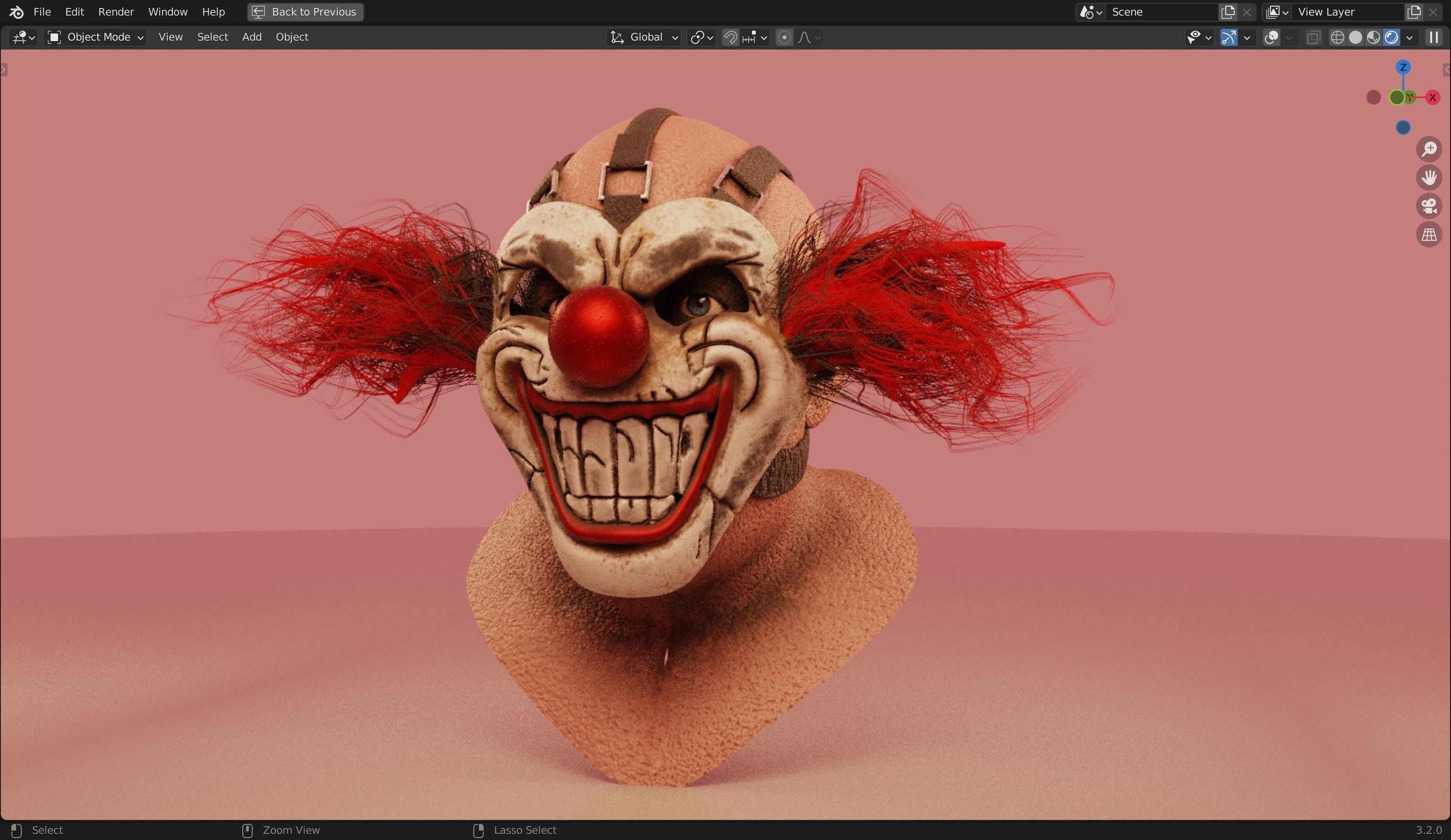 3D model Sweet Tooth from Twisted Metal A killer Clown print model VR ...