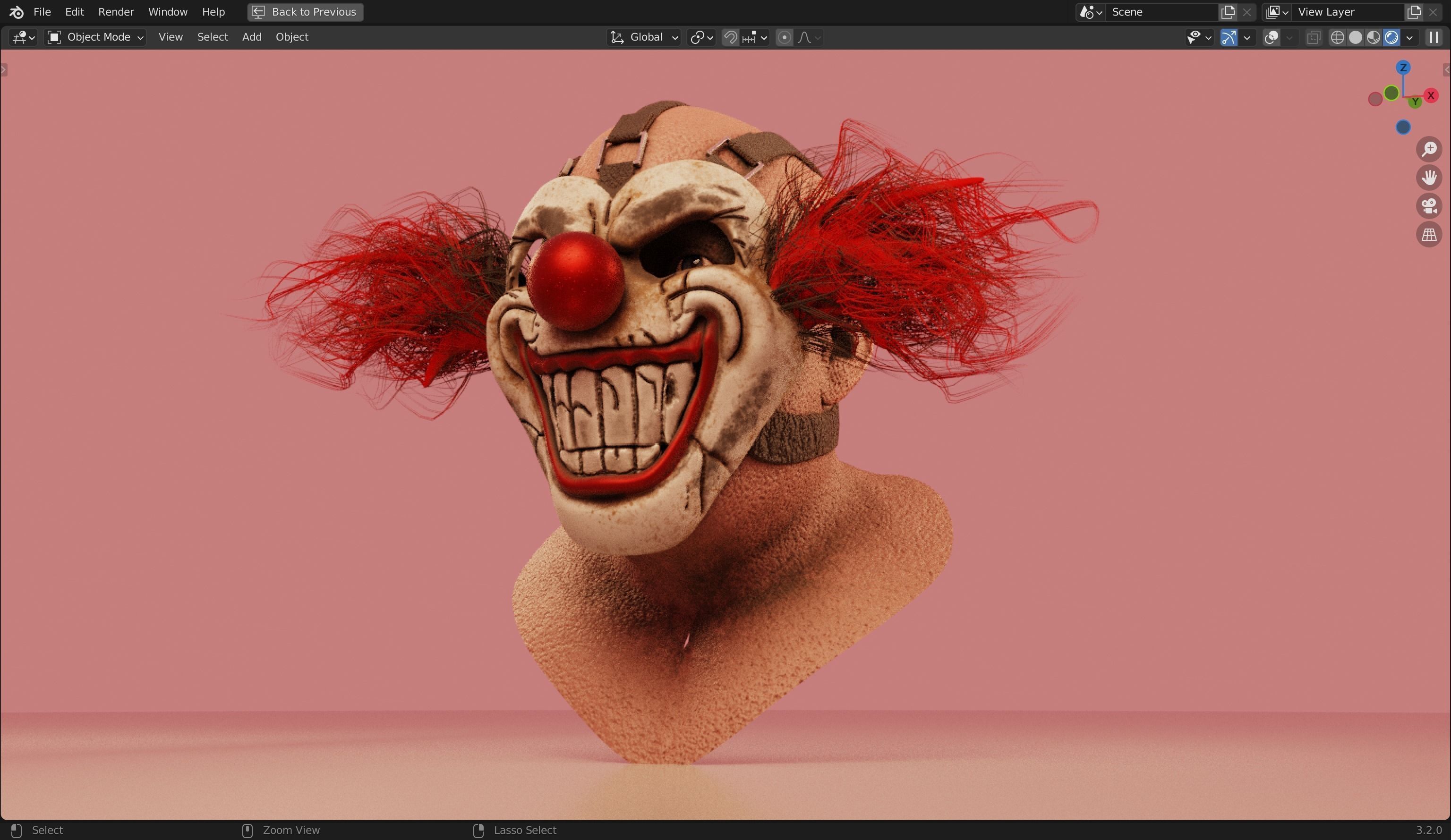 3D model Sweet Tooth from Twisted Metal A killer Clown print model VR ...