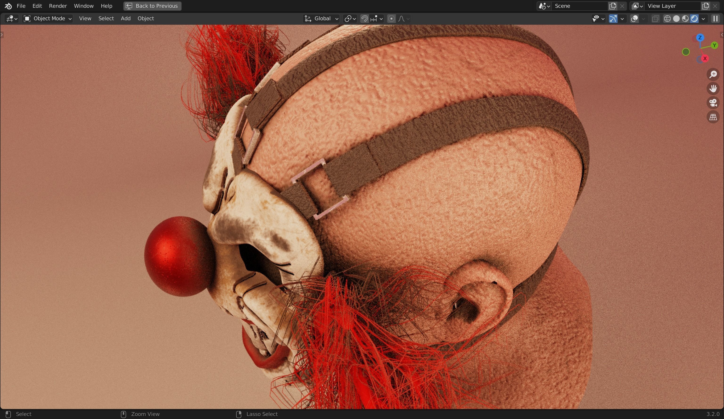3D model Sweet Tooth from Twisted Metal A killer Clown print model VR ...