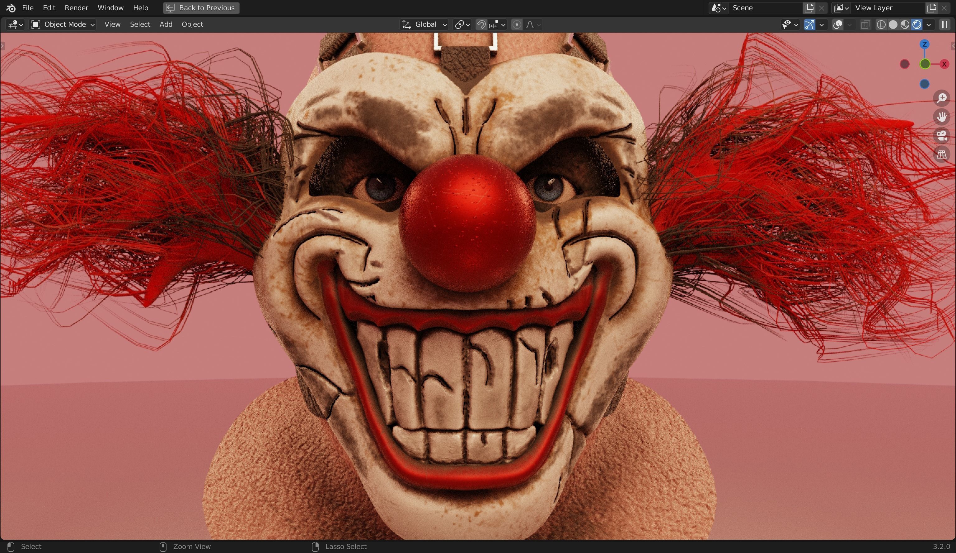 3D model Sweet Tooth from Twisted Metal A killer Clown print model VR ...