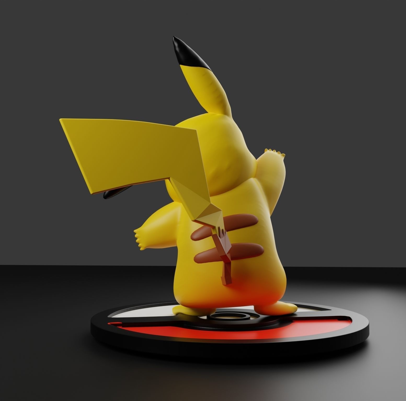 Pikachu from pokemon anime 3D model 3D printable | CGTrader