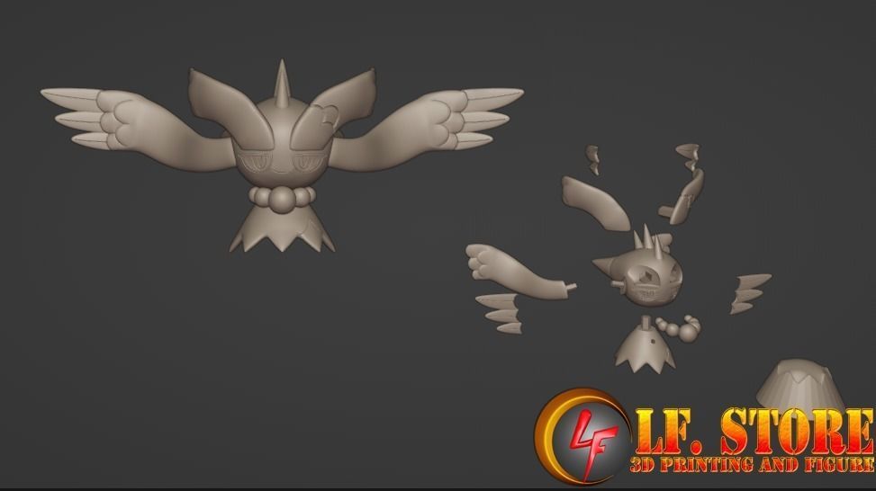 Pokemon Flutter Mane 3D model | CGTrader