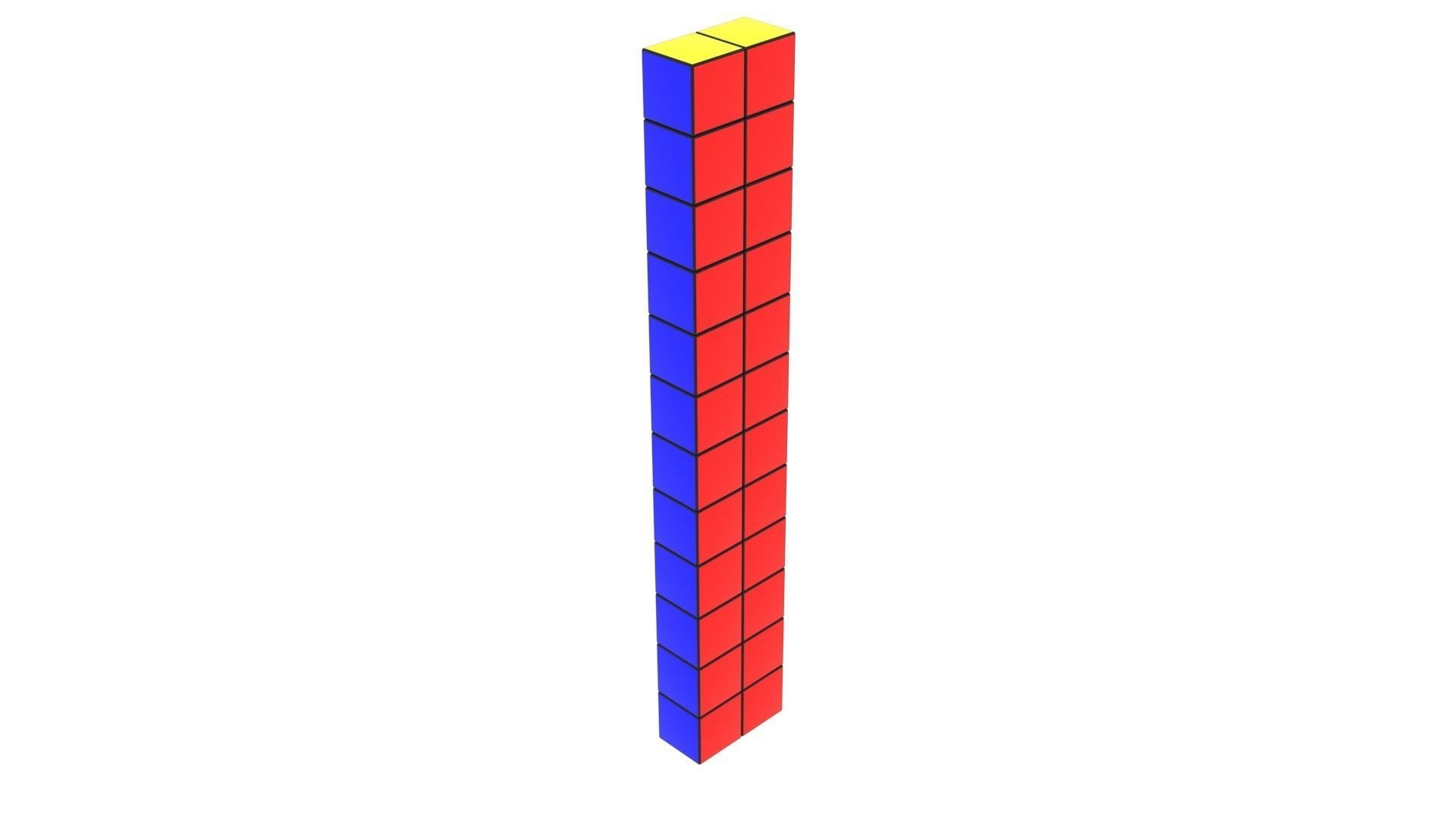 Tower Cubes Set 3D model | CGTrader