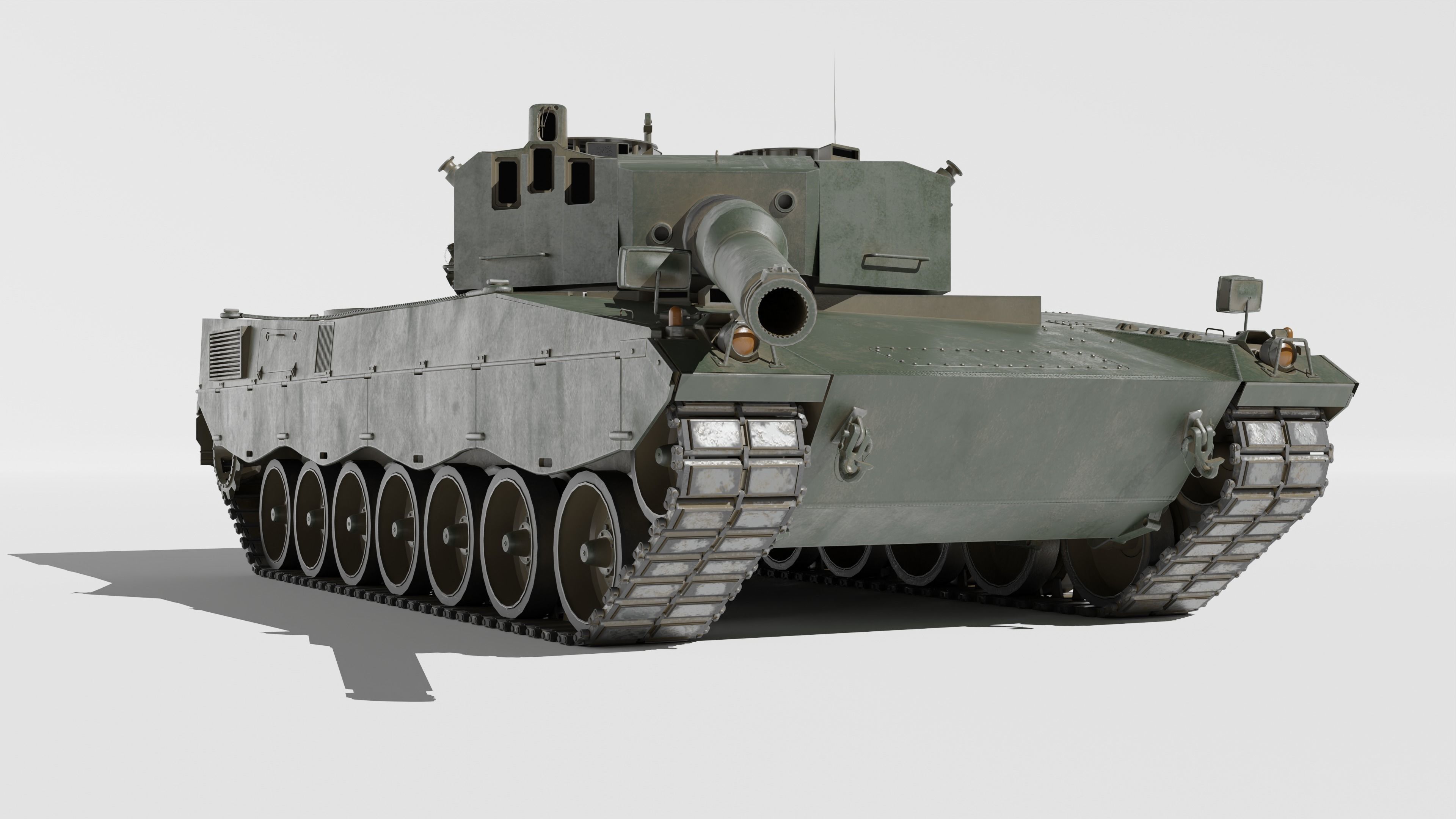 Leopard 2 3D model | CGTrader