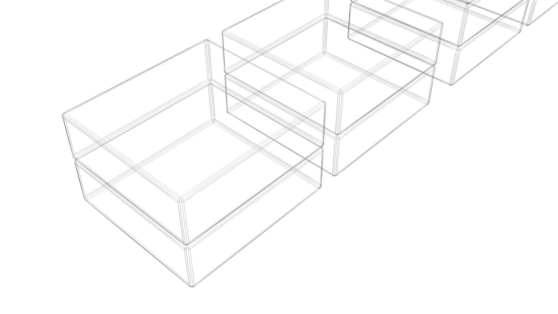 Boob Cubes Set 3D model | CGTrader