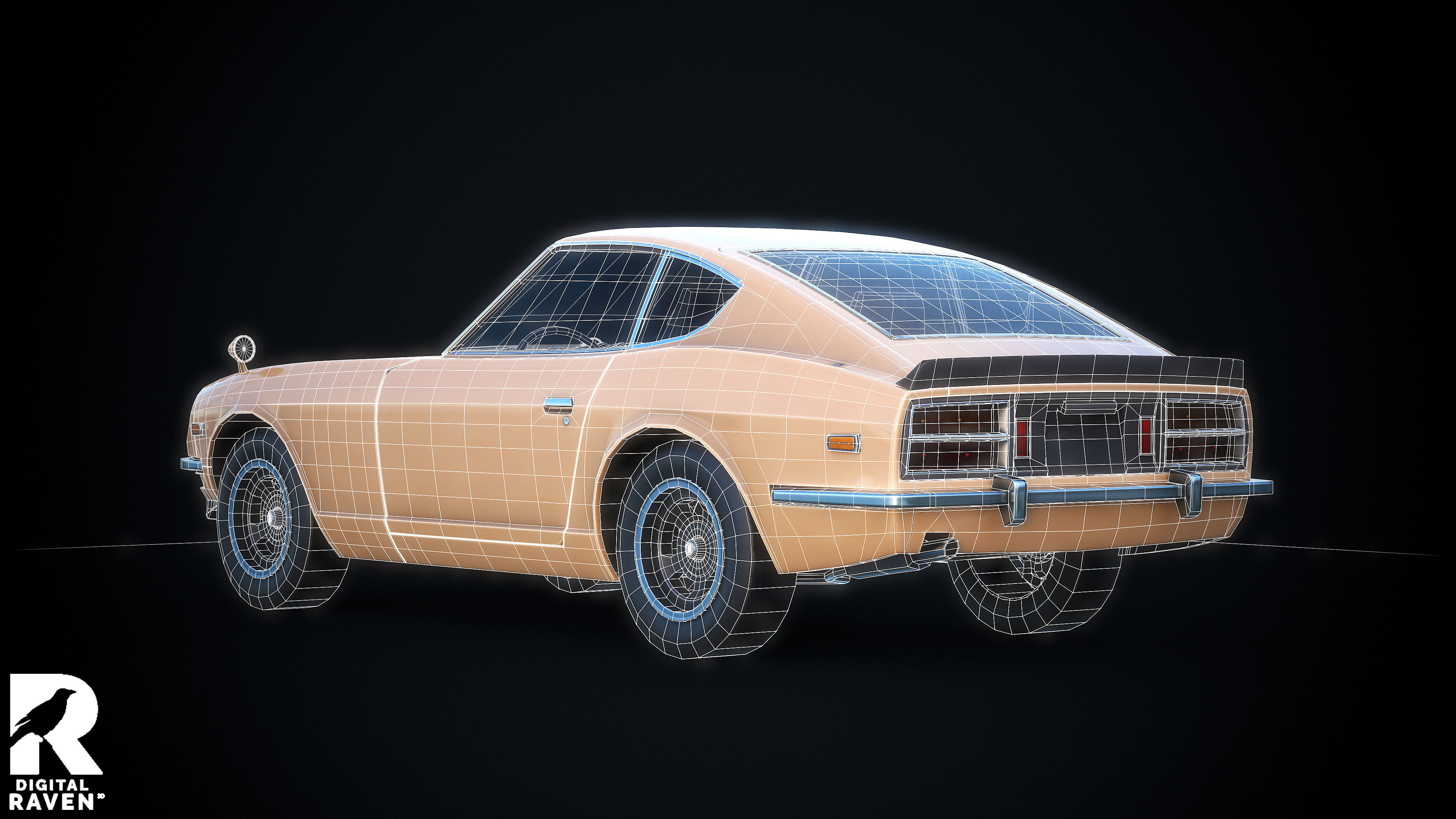 3D model Datsun 260Z Authentic Car Game Ready VR / AR / low-poly | CGTrader