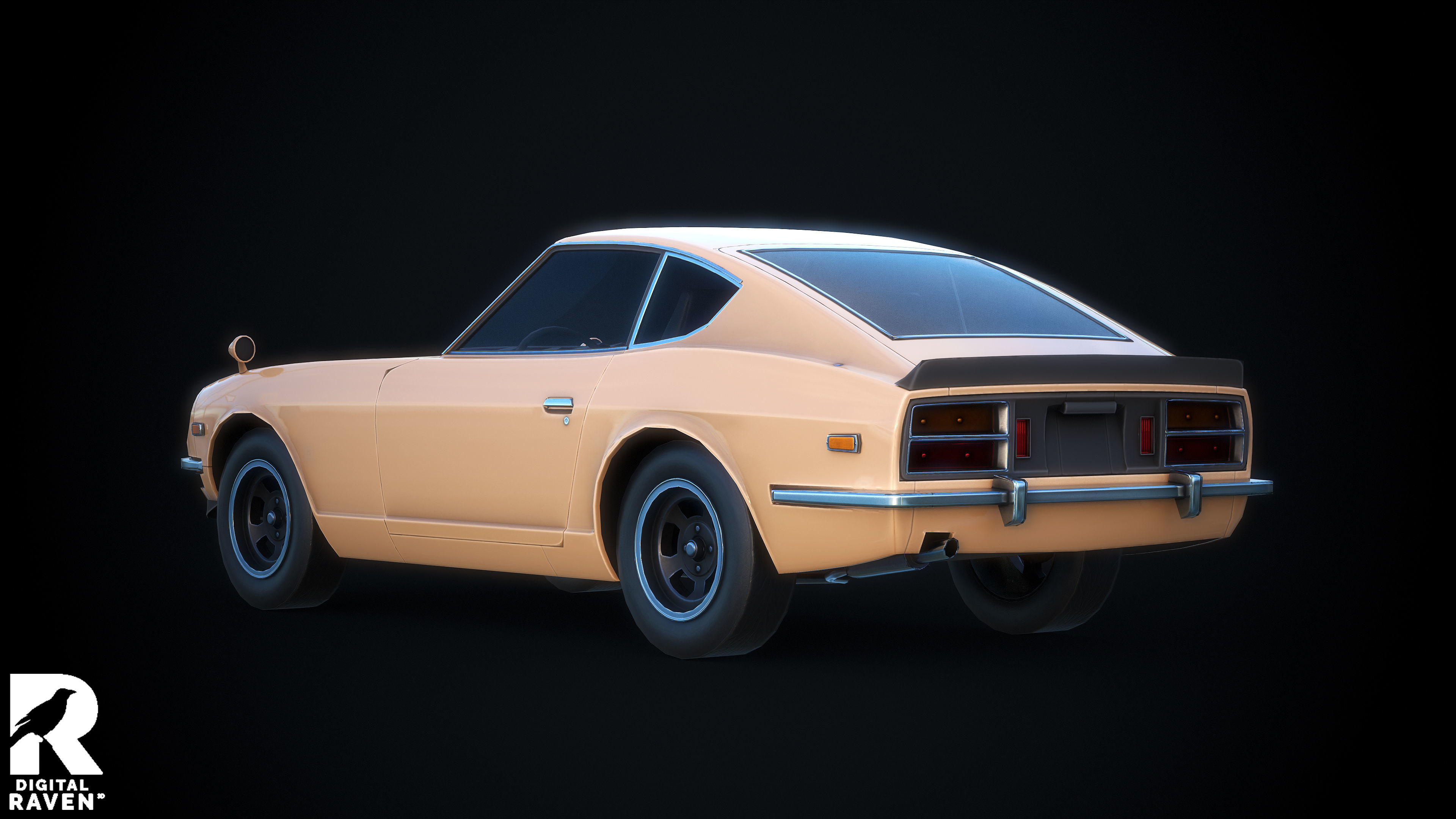 3D model Datsun 260Z Authentic Car Game Ready VR / AR / low-poly | CGTrader