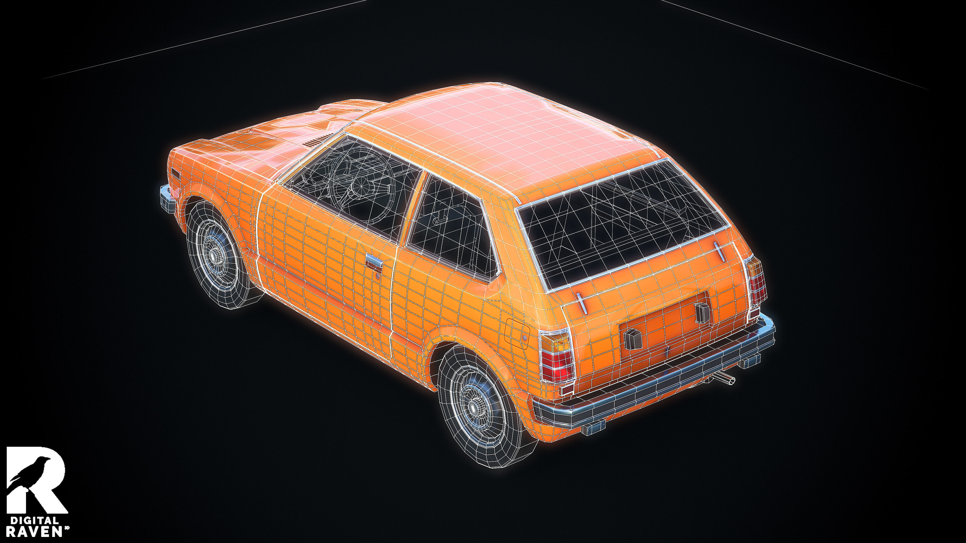 3D model Honda Civic 73 Authentic Car Game Ready VR / AR / low-poly ...