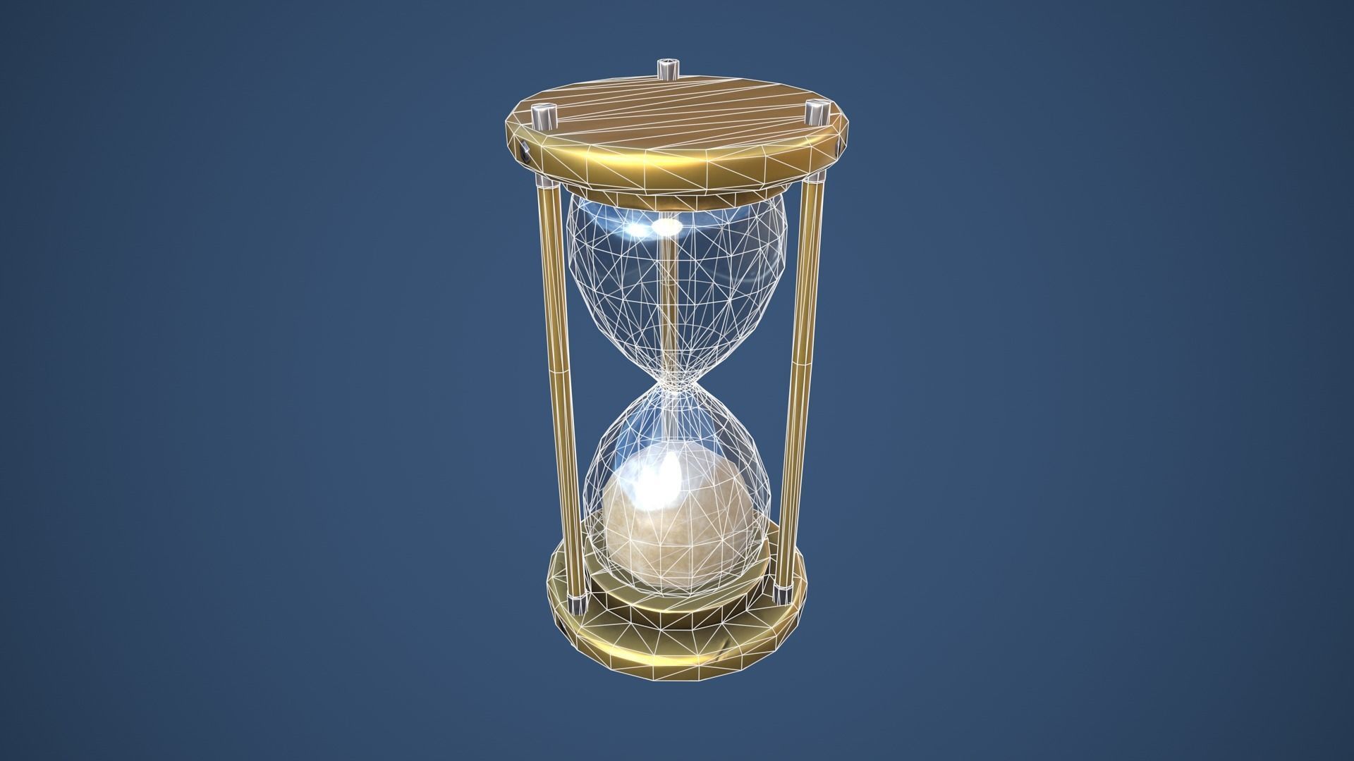 3D model Stylized Sandglass VR / AR / low-poly | CGTrader