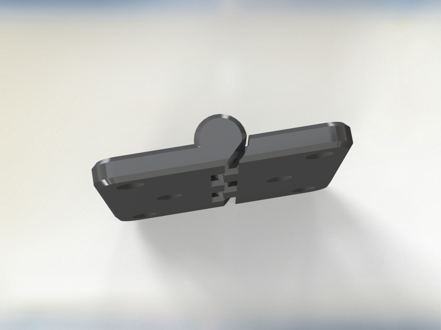 40x40mm Hinge free 3D model 3D printable | CGTrader
