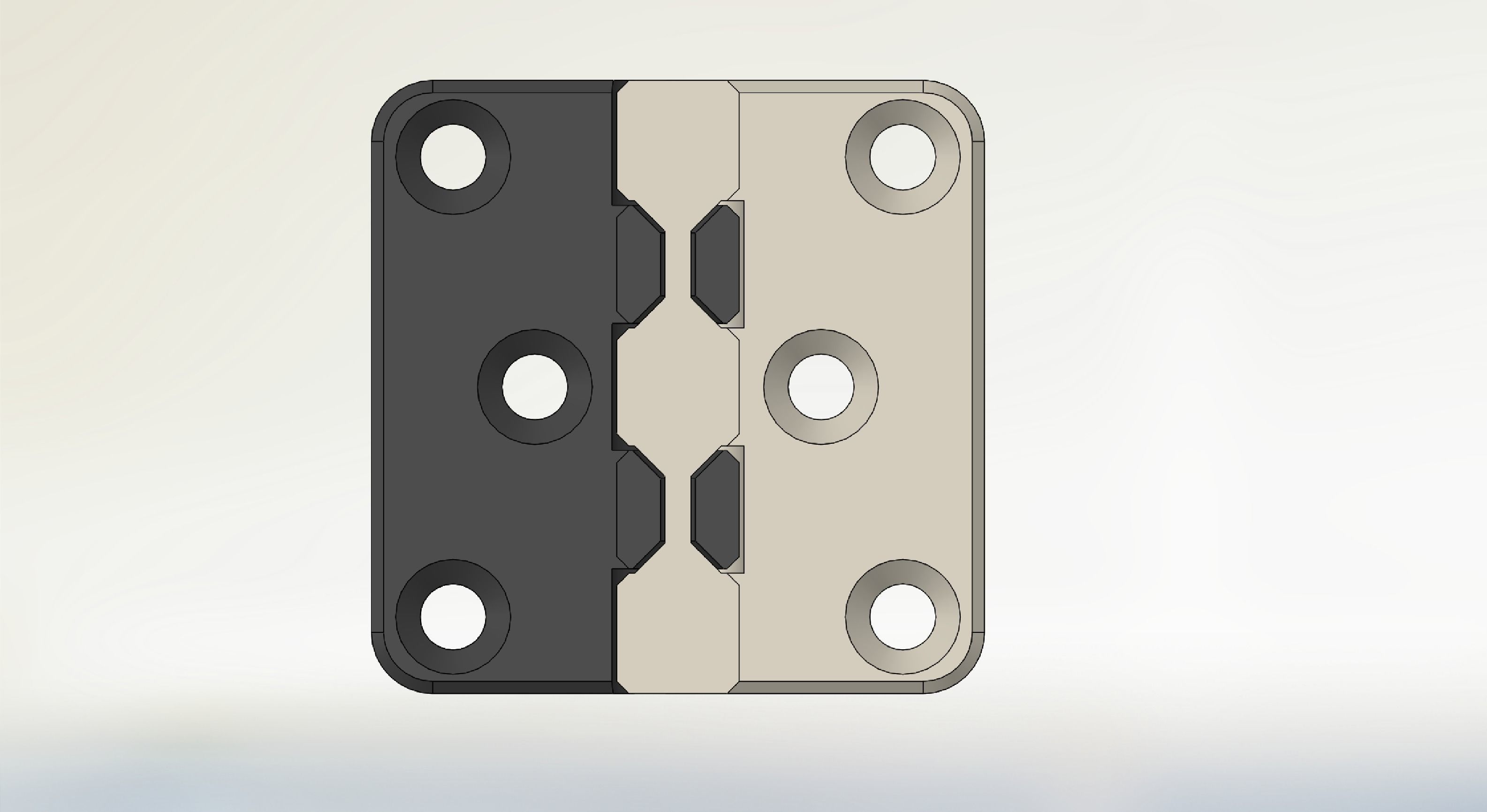 40x40mm Hinge free 3D model 3D printable | CGTrader