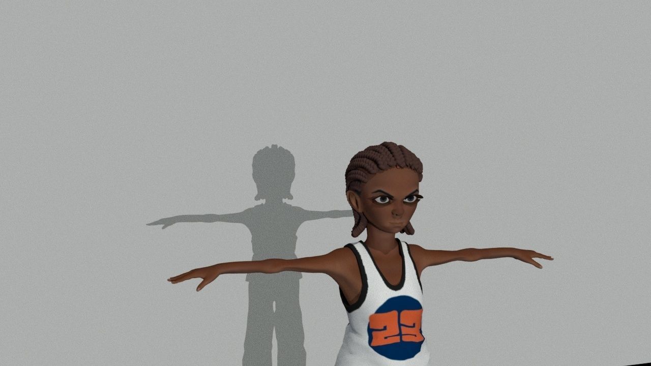 3D model Riley Freeman in Tanks VR / AR / low-poly | CGTrader