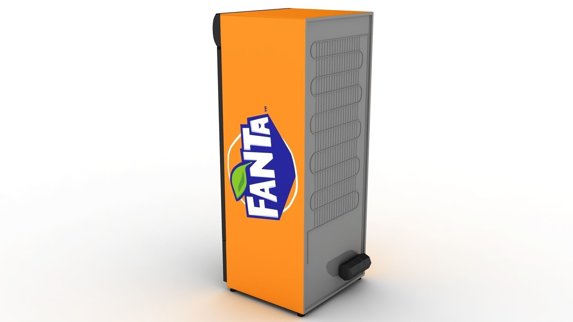 fanta Refrigerator Display 3D model | CGTrader