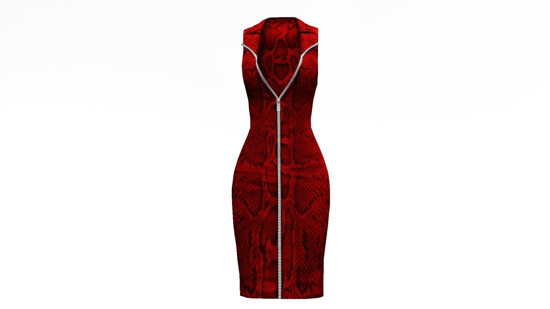 Stylized Female Angelique dresses 3D model rigged | CGTrader