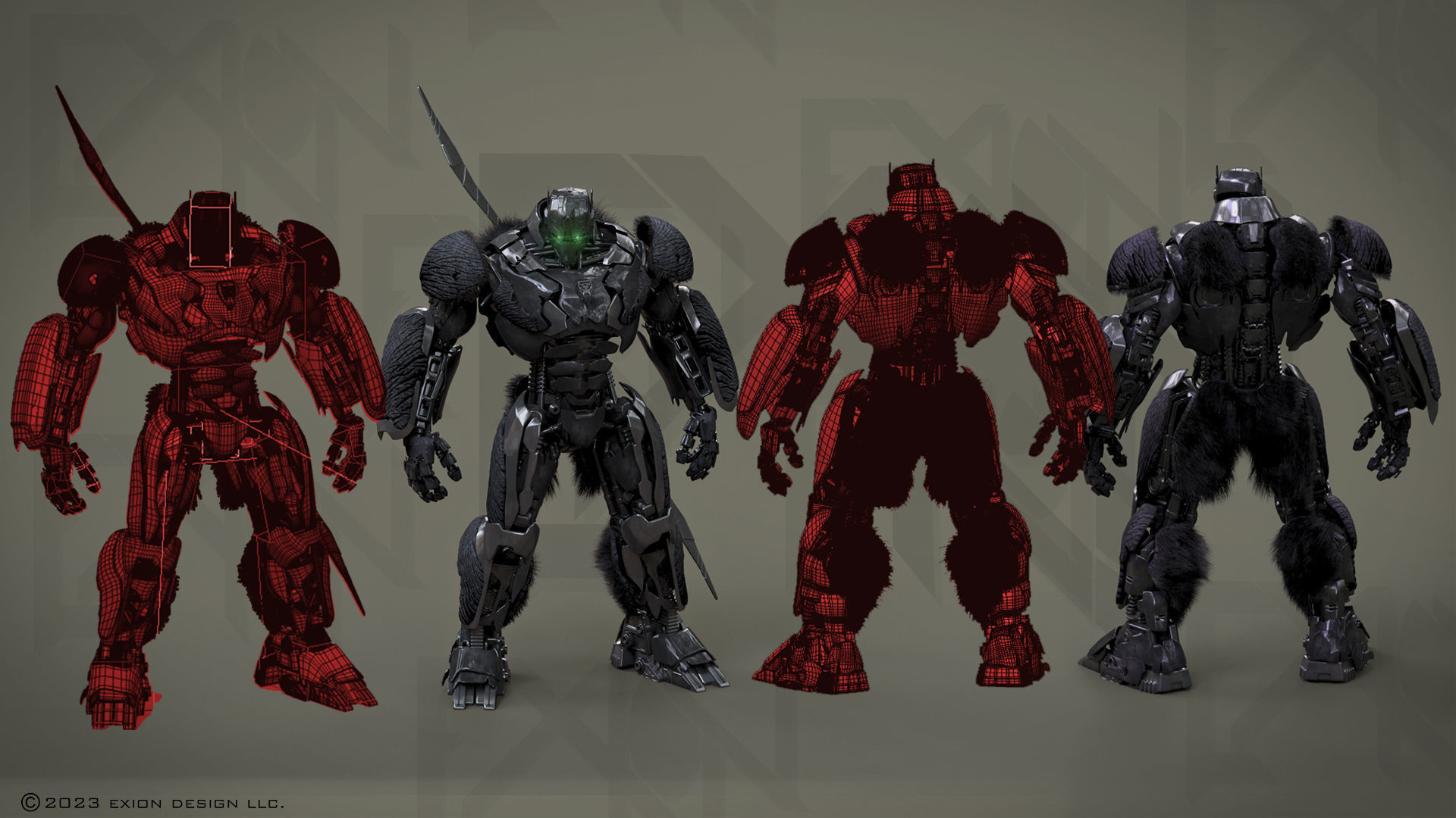 Transformers Optimus Primal ROTB 3D model rigged | CGTrader