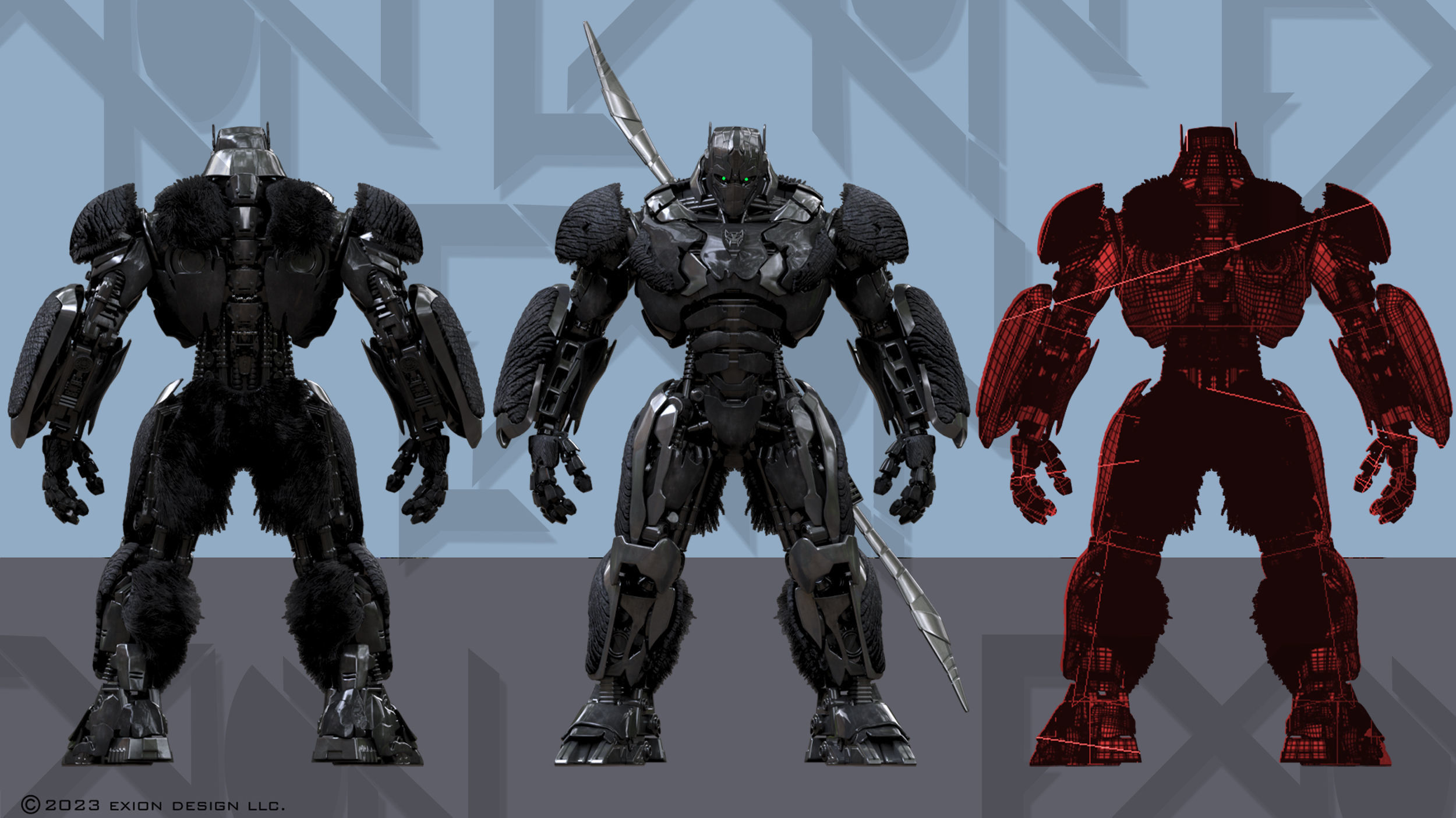 Transformers Optimus Primal ROTB 3D model rigged | CGTrader