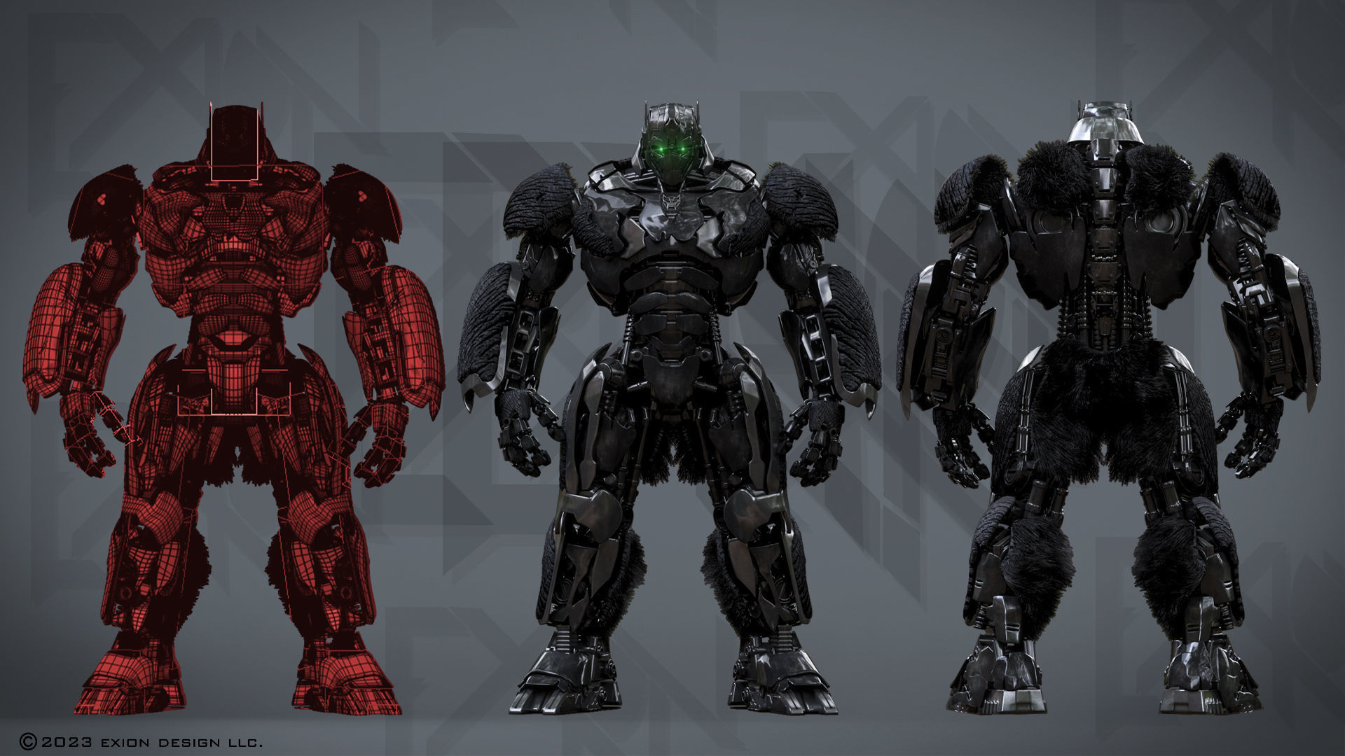 Transformers Optimus Primal ROTB 3D model rigged | CGTrader