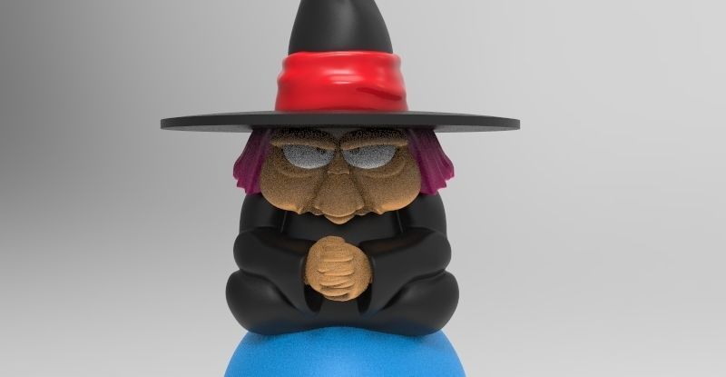uranai baba dragon ball 3D model 3D printable | CGTrader