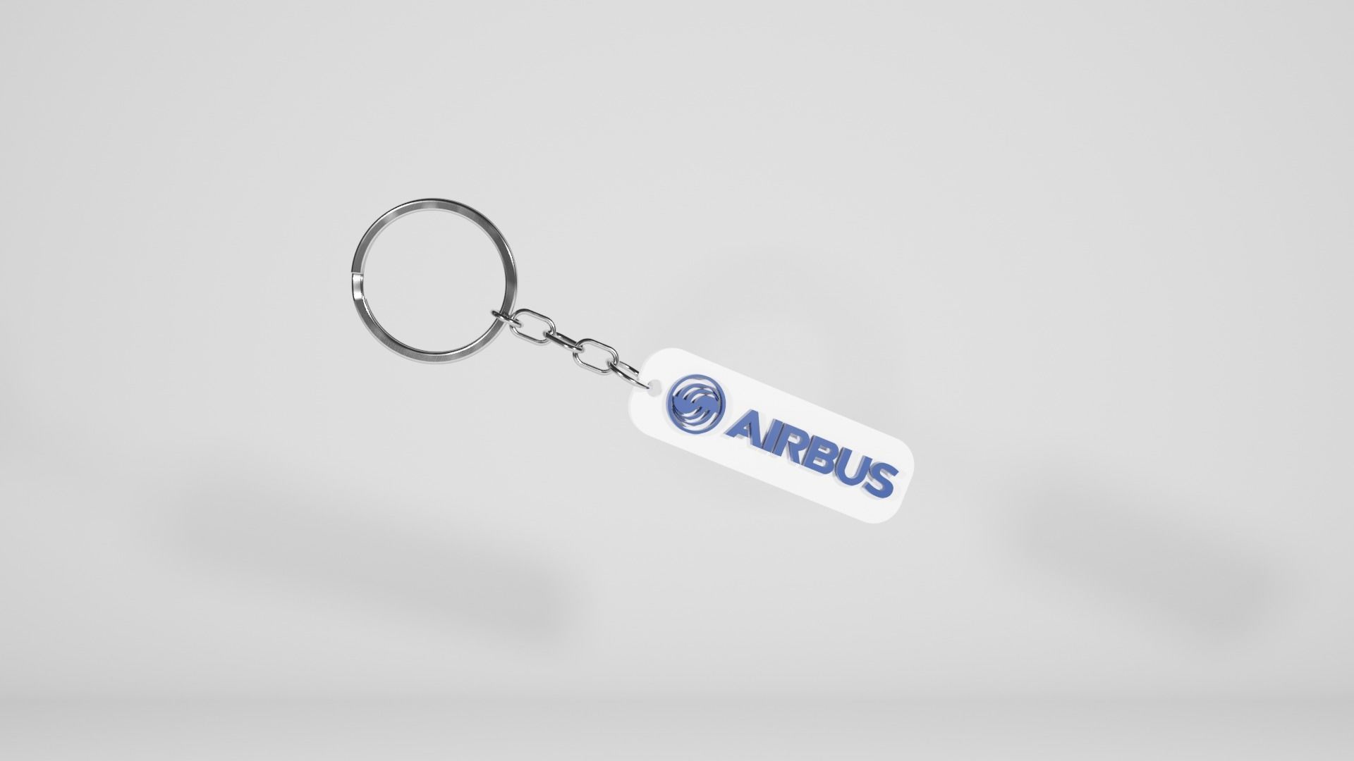 AIRBUS Keychain 3D model 3D printable | CGTrader