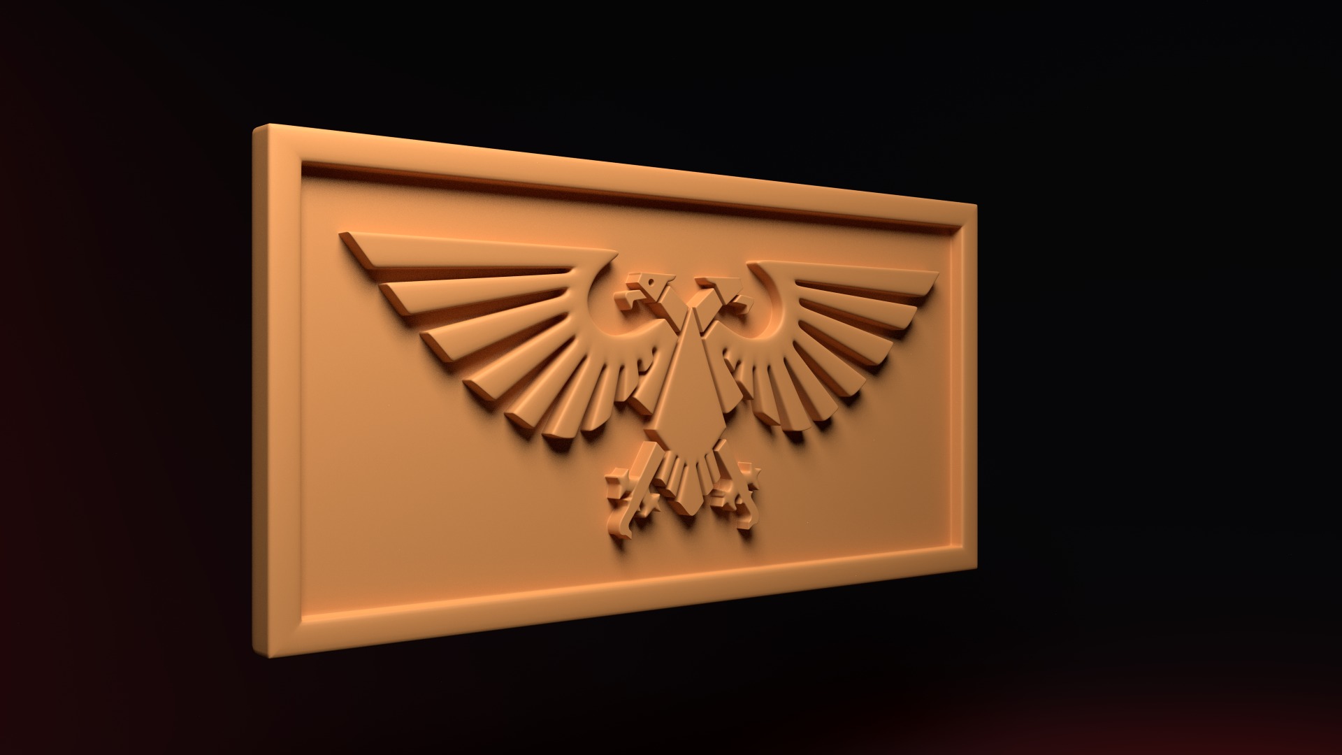 Imperium of Man Emblem free 3D model 3D printable | CGTrader