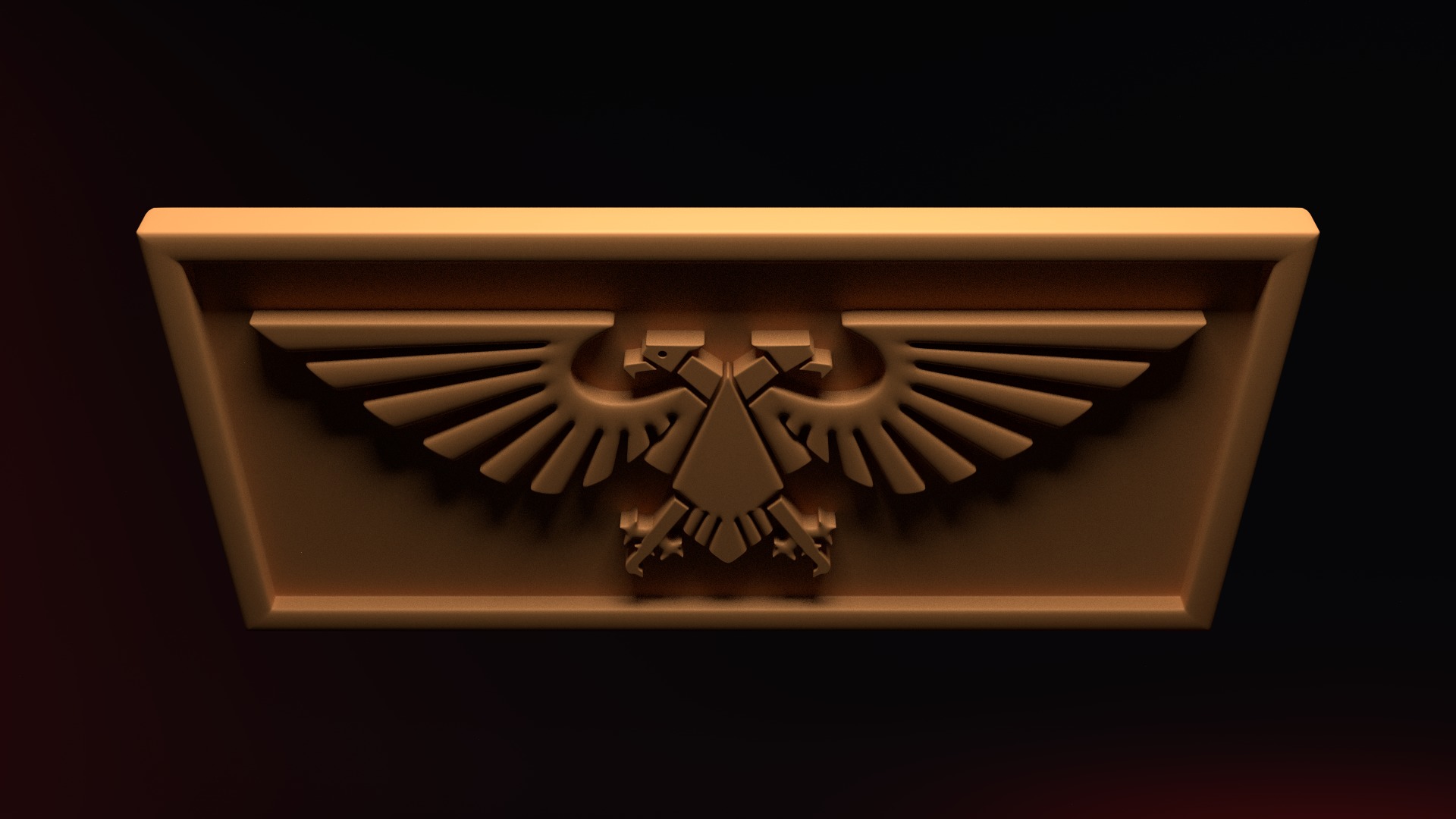 Imperium of Man Emblem free 3D model 3D printable | CGTrader