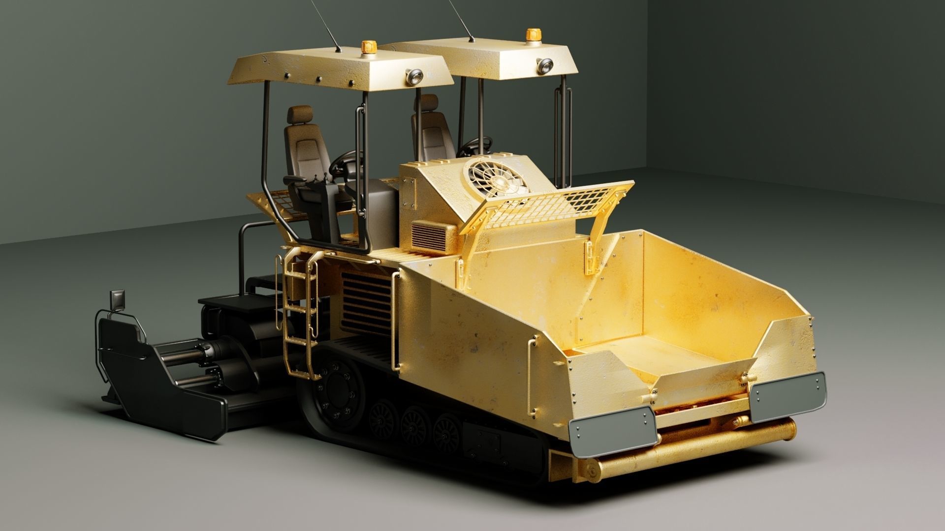 3D Realistic Asphalt Paver Truck by Terlan125 3D model | CGTrader