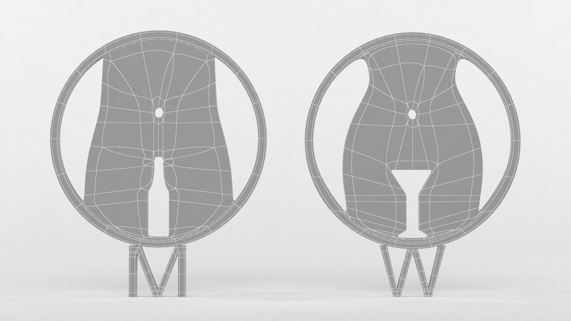 Bathroom Sign 3D model | CGTrader