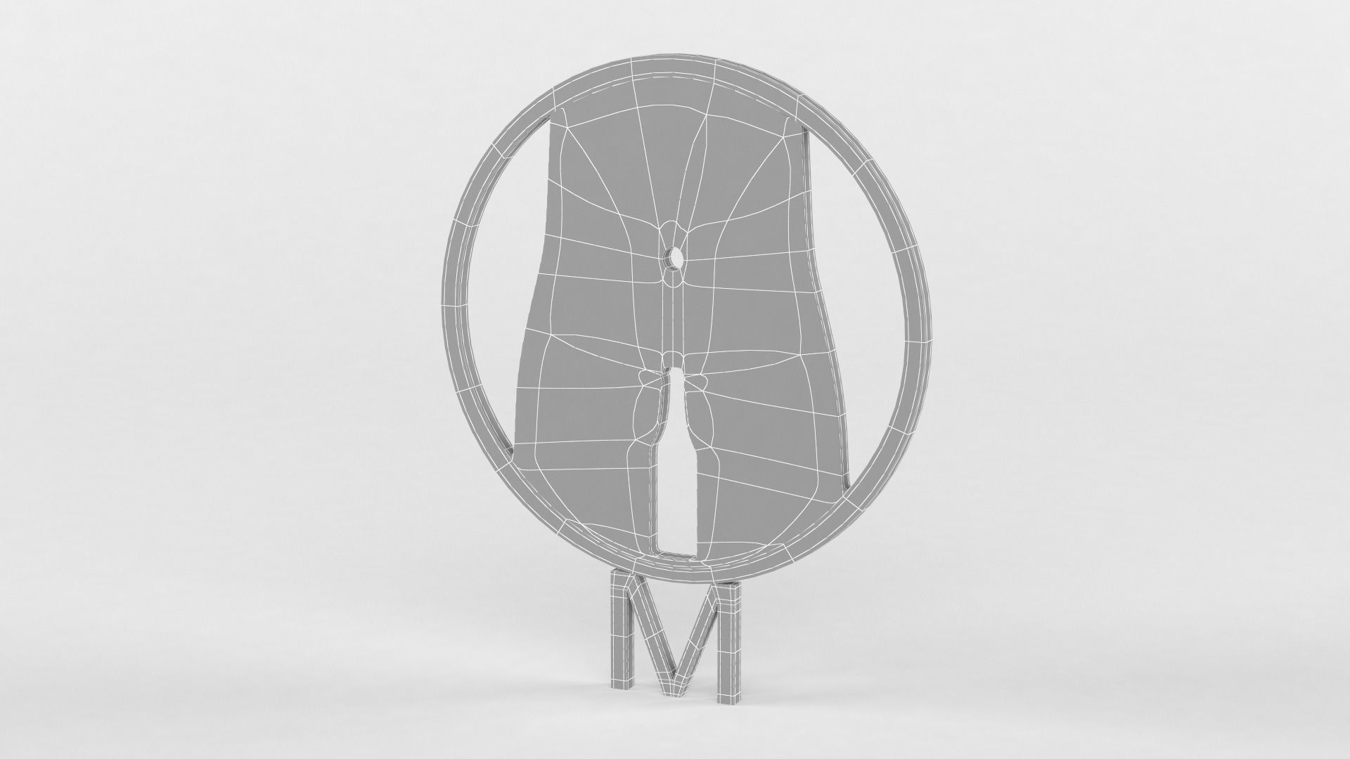 Bathroom Sign 3D model | CGTrader