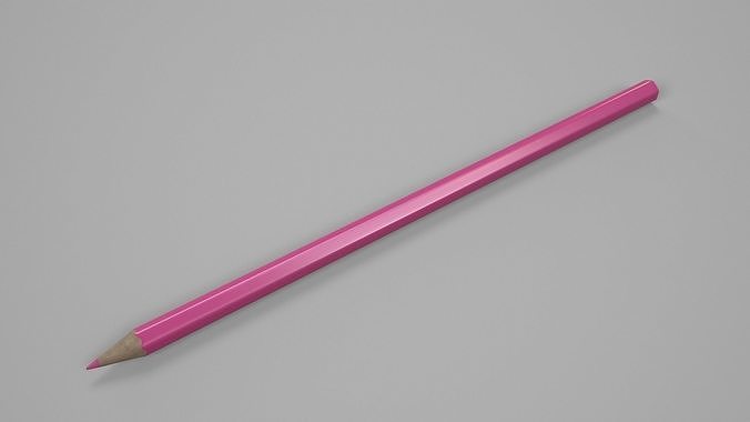 Pencil 25 3D model | CGTrader