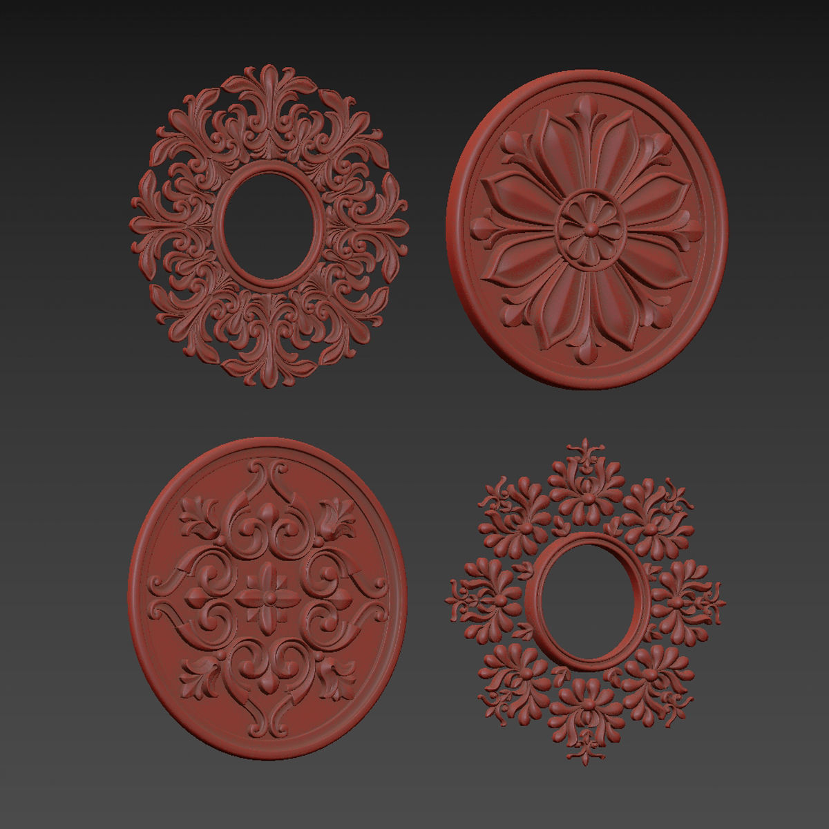 Ornament Element Pack 19 3D model | CGTrader