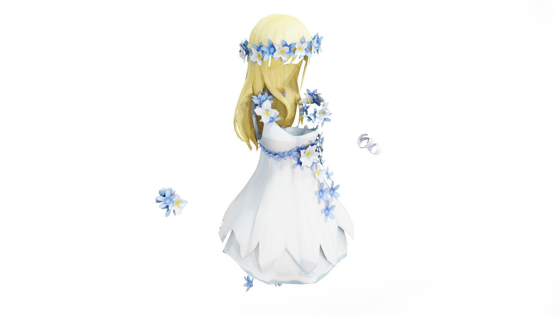 3D model Stylized Female Anime Dresses and Clothing VR / AR / low-poly | CGTrader