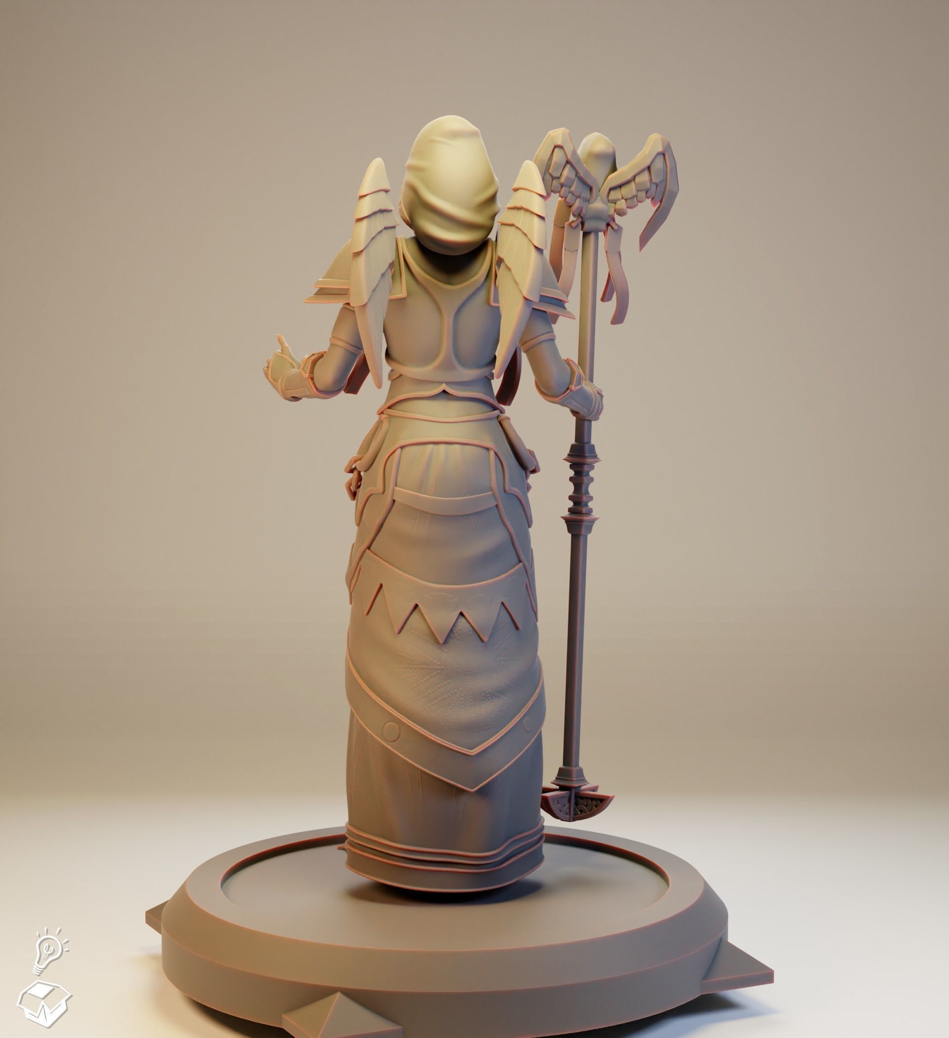 Avatar Raiment Priest - World of Warcraft 3D model 3D printable | CGTrader