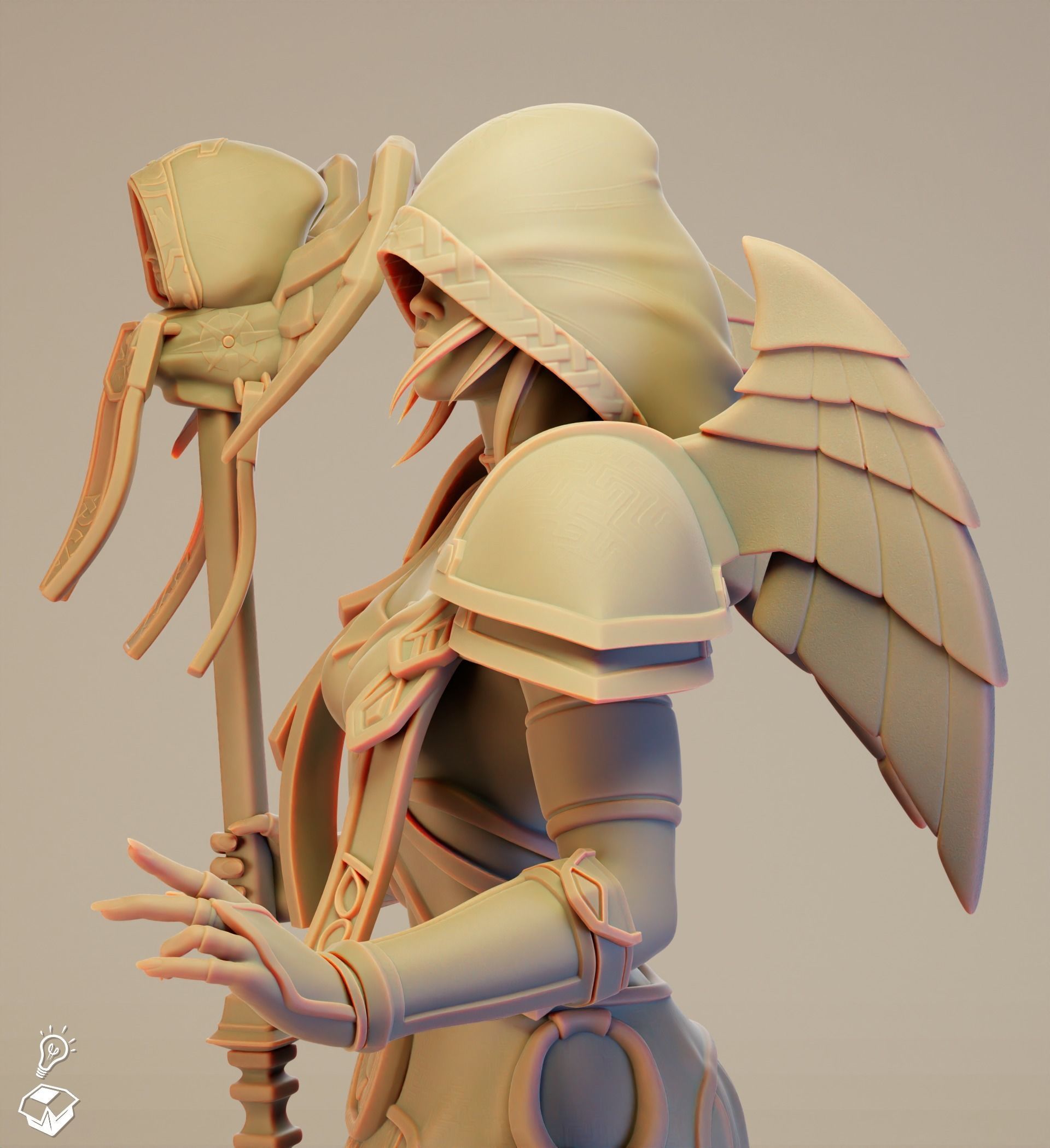 Avatar Raiment Priest - World of Warcraft 3D model 3D printable | CGTrader