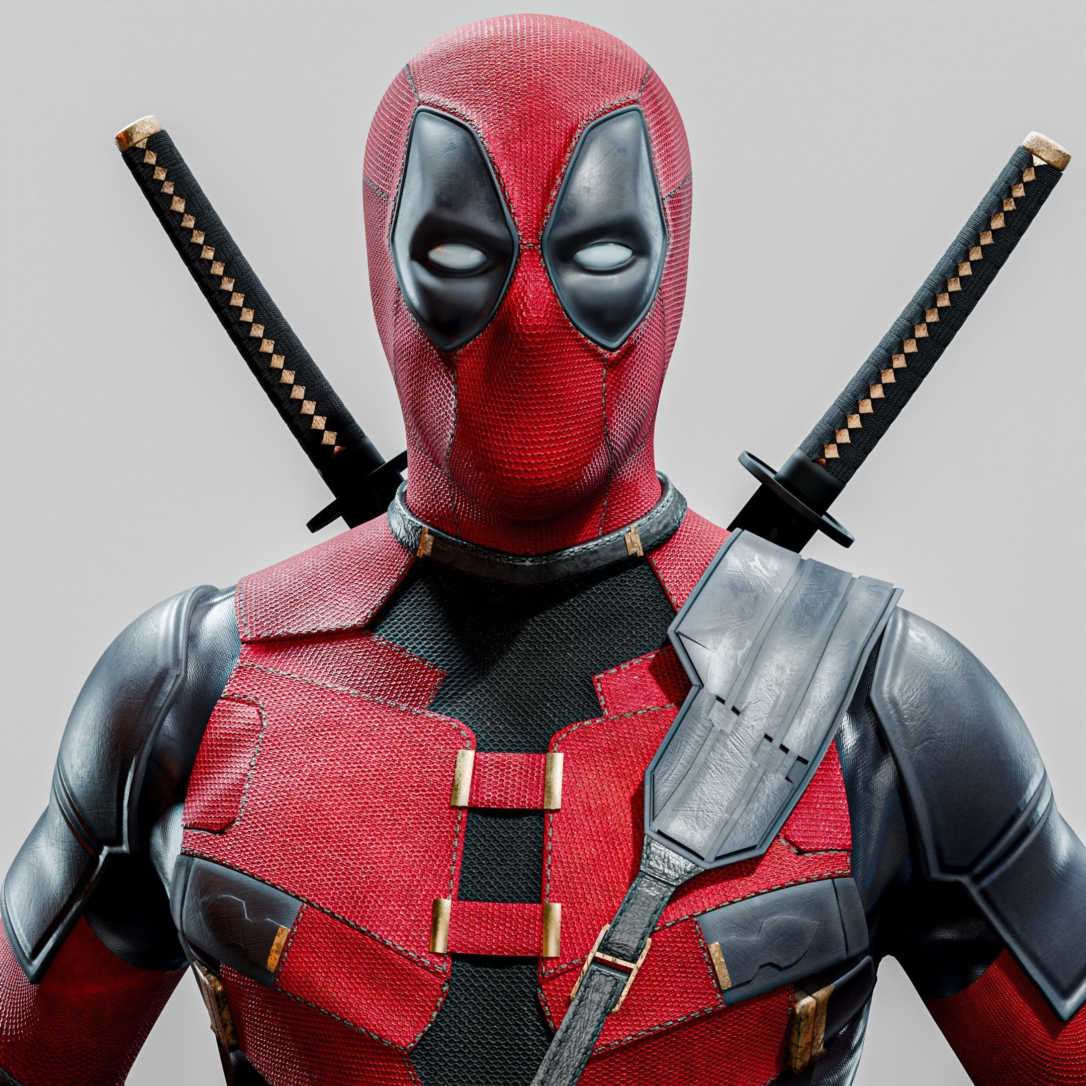 Deadpool 3 and Wolverine 3D Rigged Model 3D model rigged | CGTrader