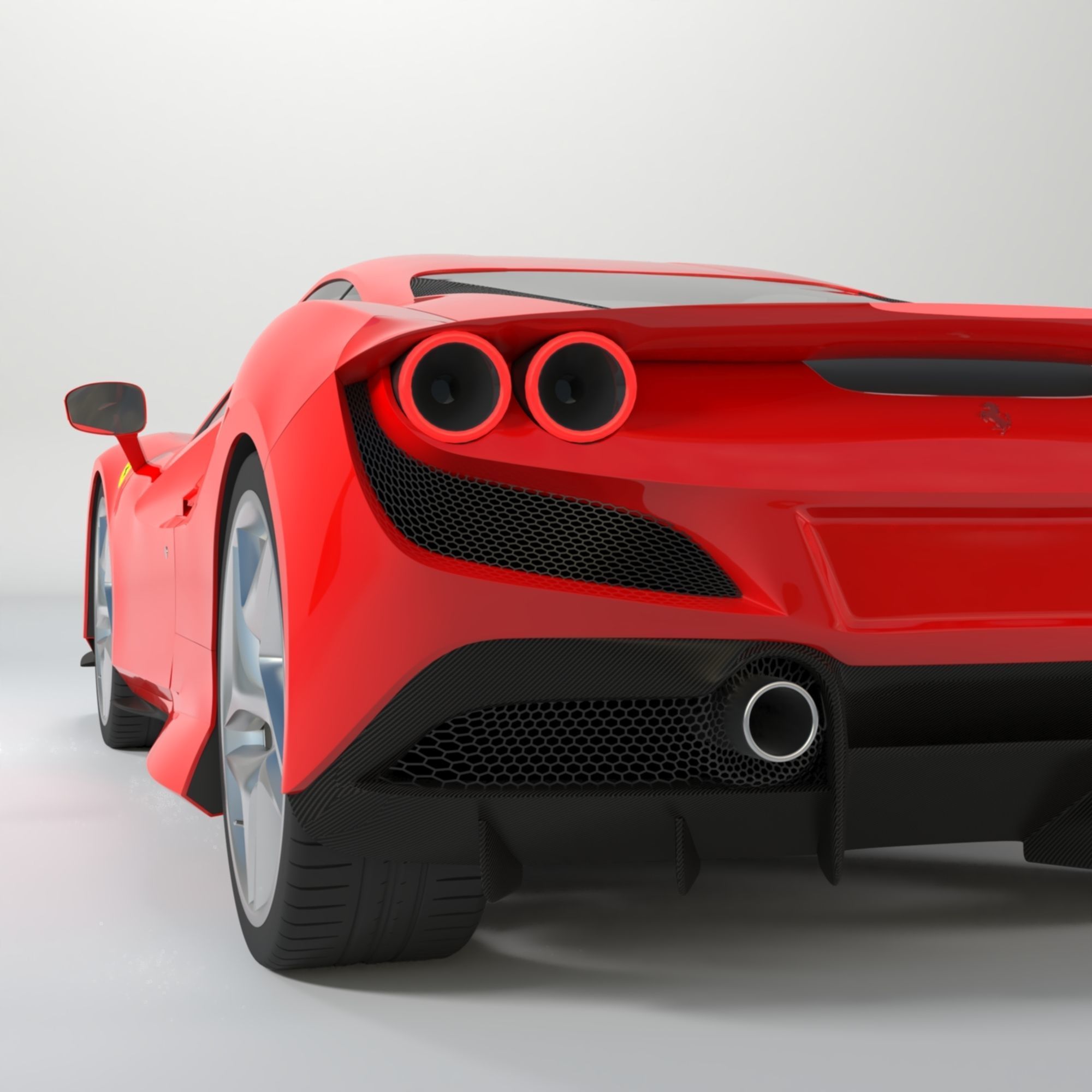 Ferrari F8 Tributo 2022 3D model | CGTrader