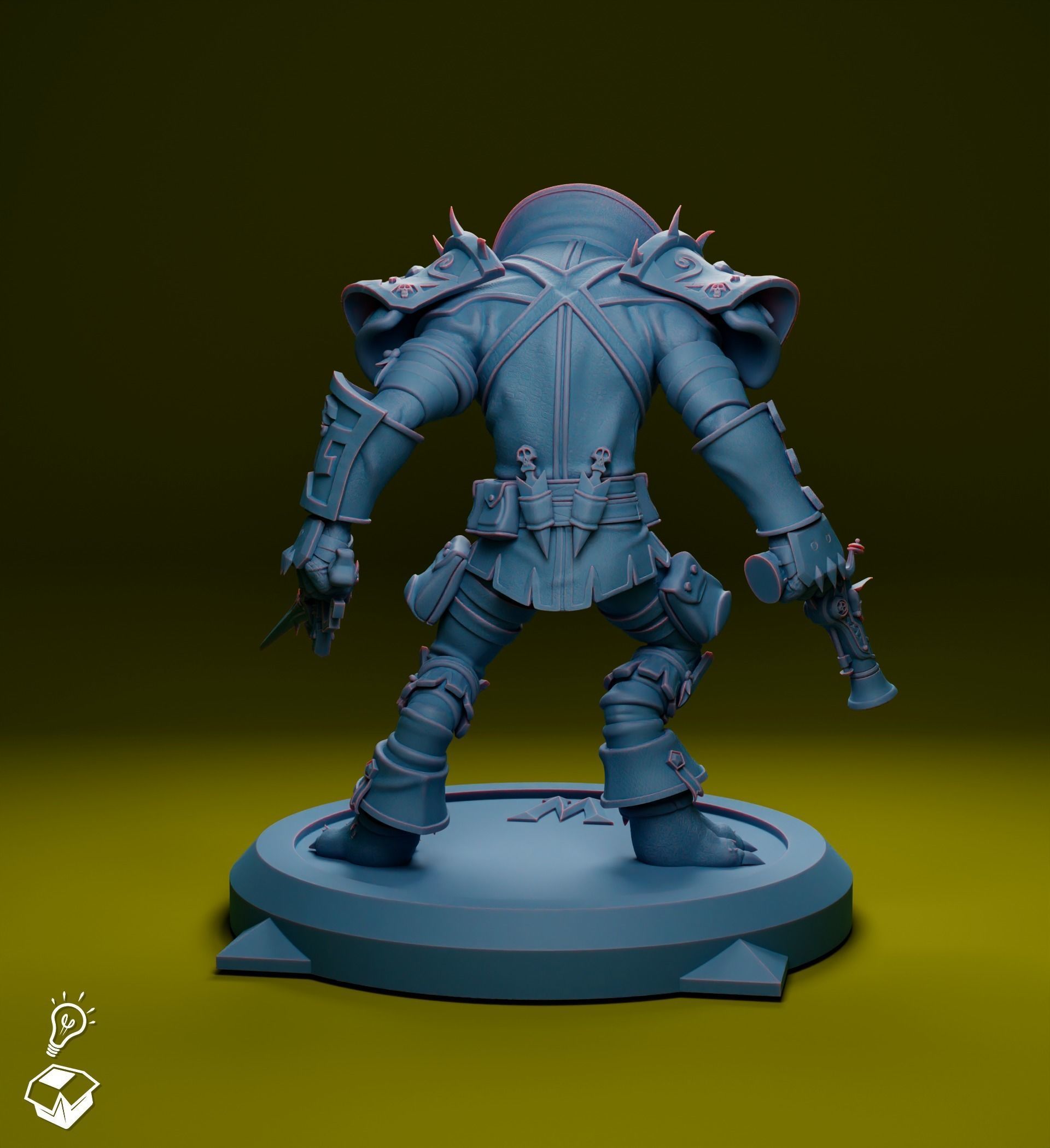 Worgen Rogue - World of Warcraft - Tier 21 3D model 3D printable | CGTrader