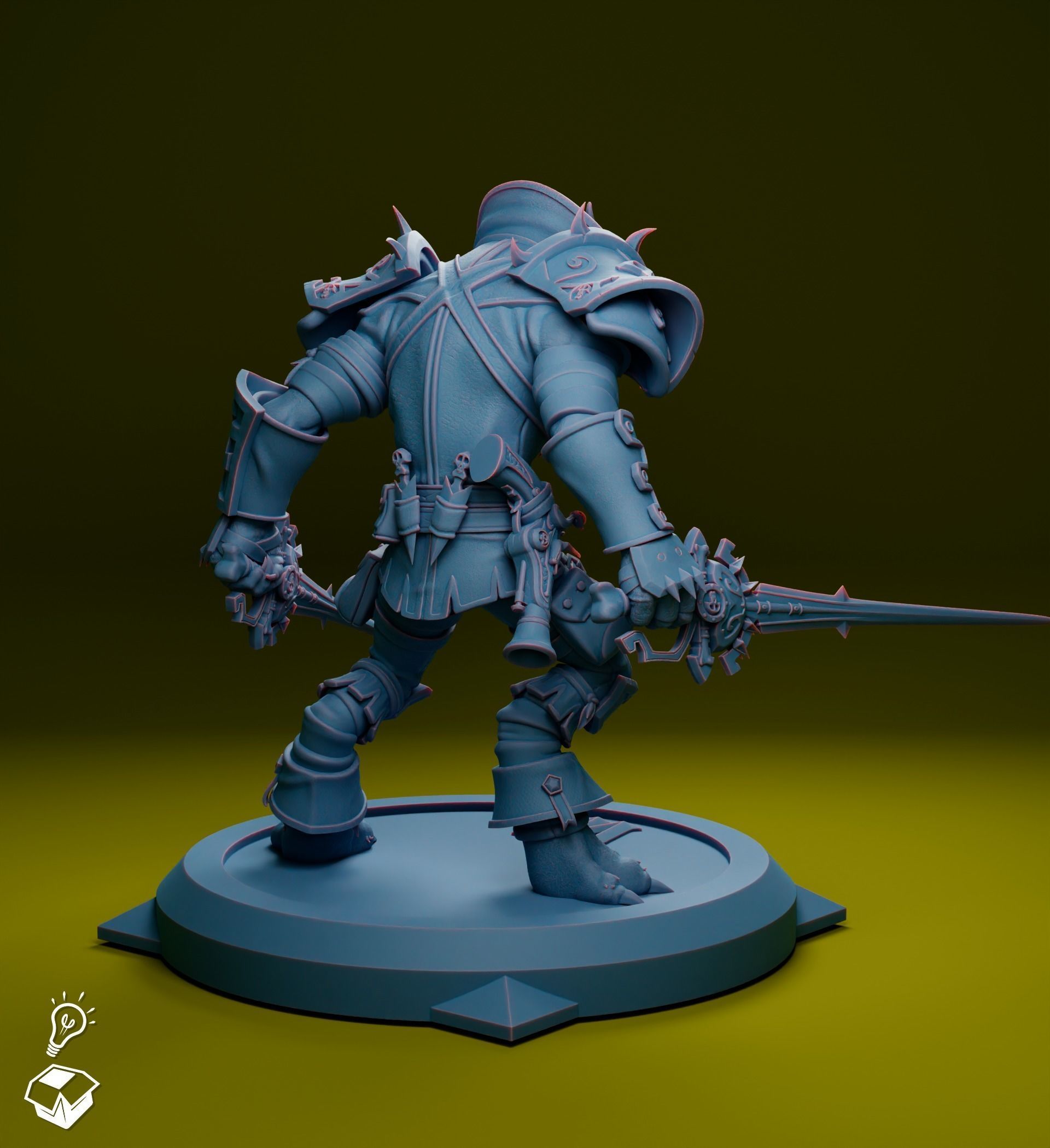Worgen Rogue - World of Warcraft - Tier 21 3D model 3D printable | CGTrader