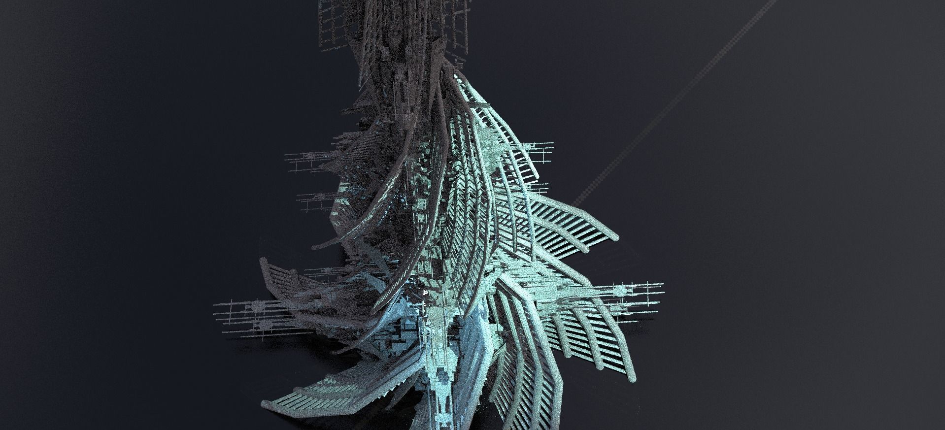 Alien City Tree Tower 2 3D model | CGTrader