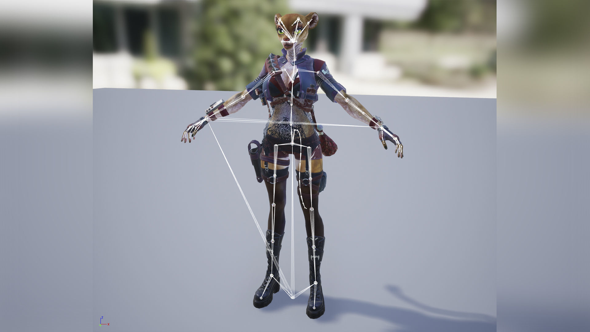 3D model Lioness girl VR / AR / low-poly | CGTrader