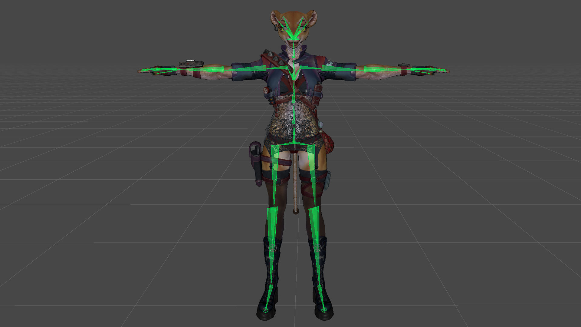 3D model Lioness girl VR / AR / low-poly | CGTrader